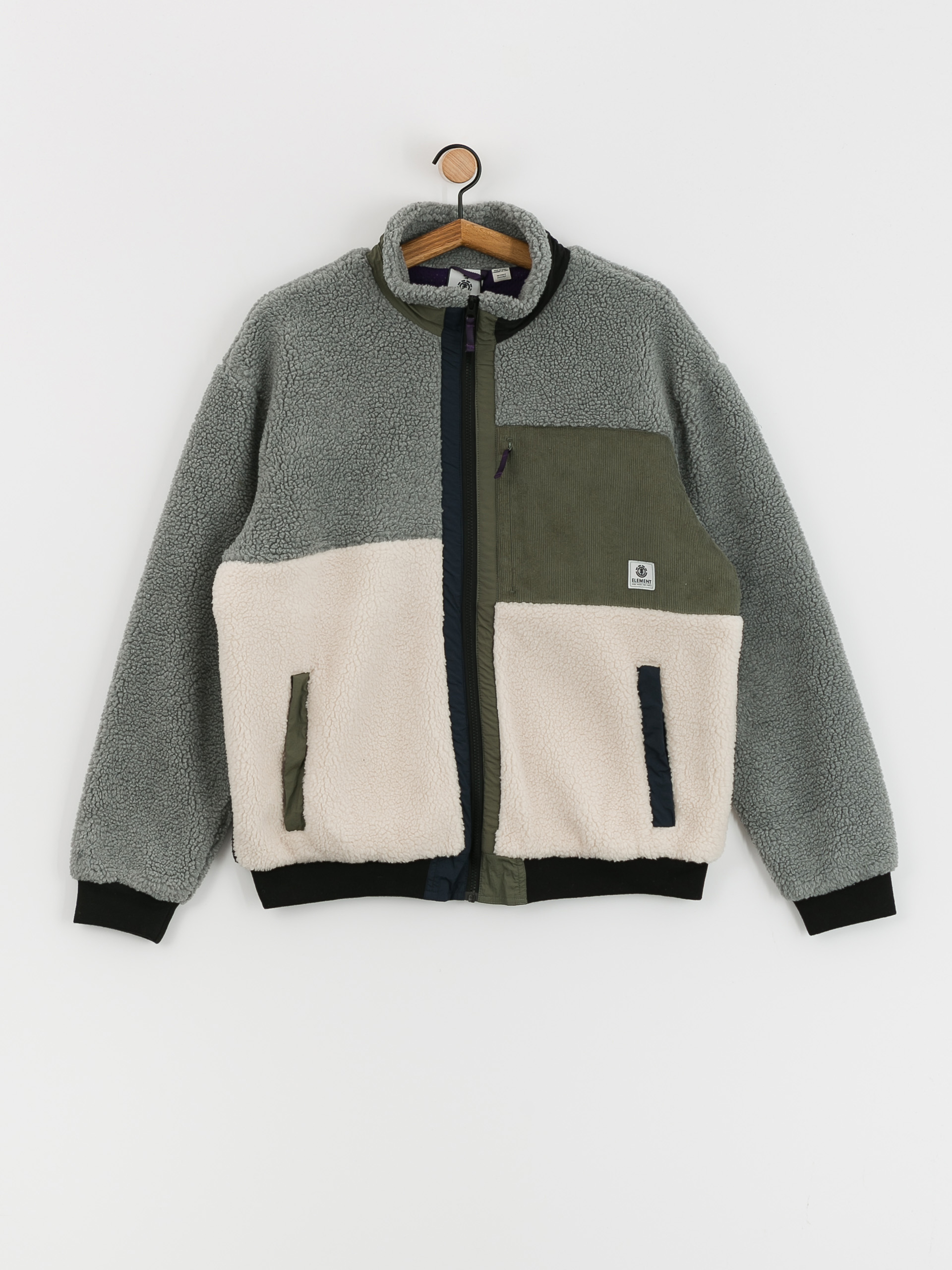 Element Oak Sherpa Jacket (mandarin red)
