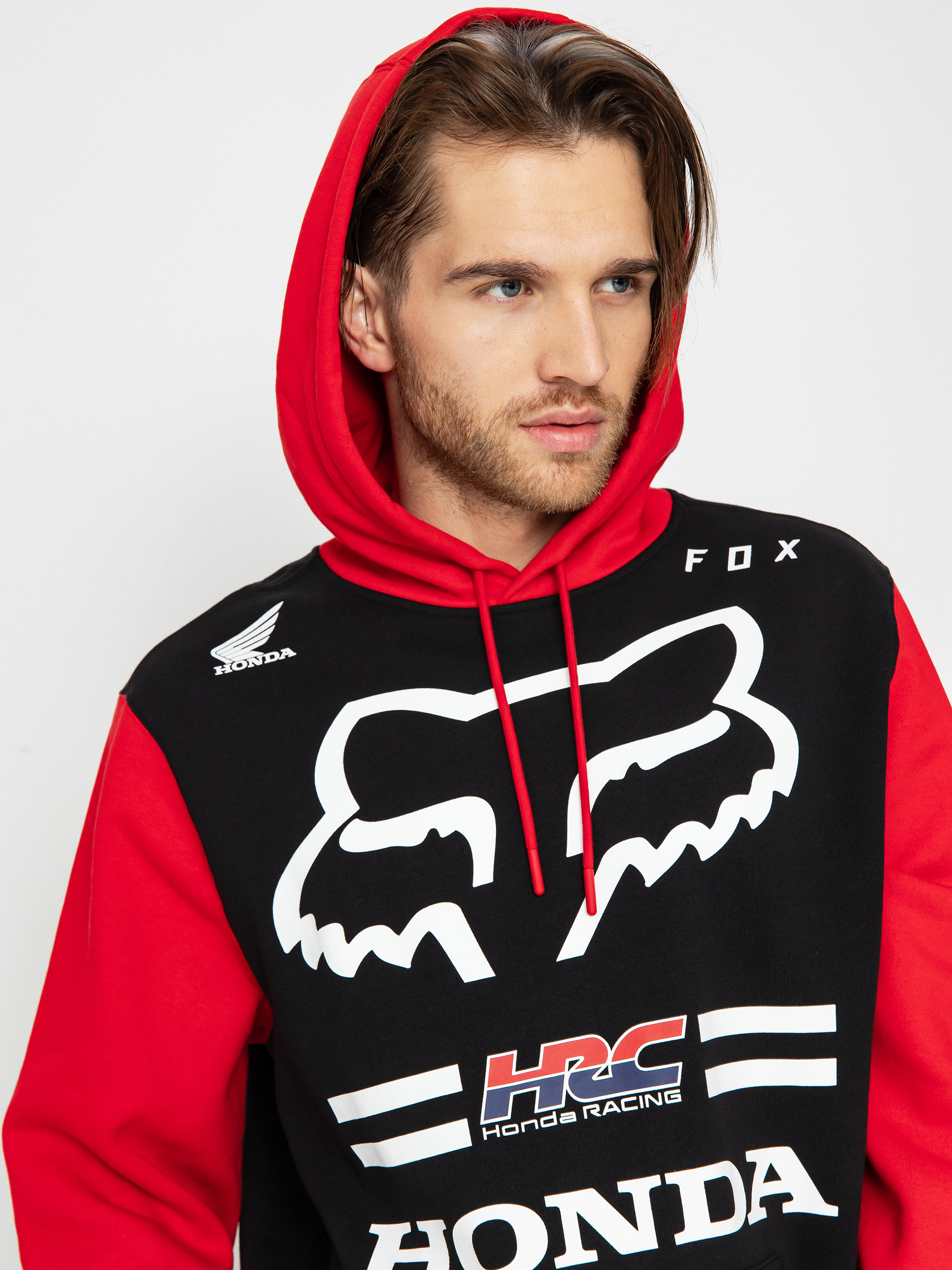 Fox Honda Flame HD Hoodie (red)