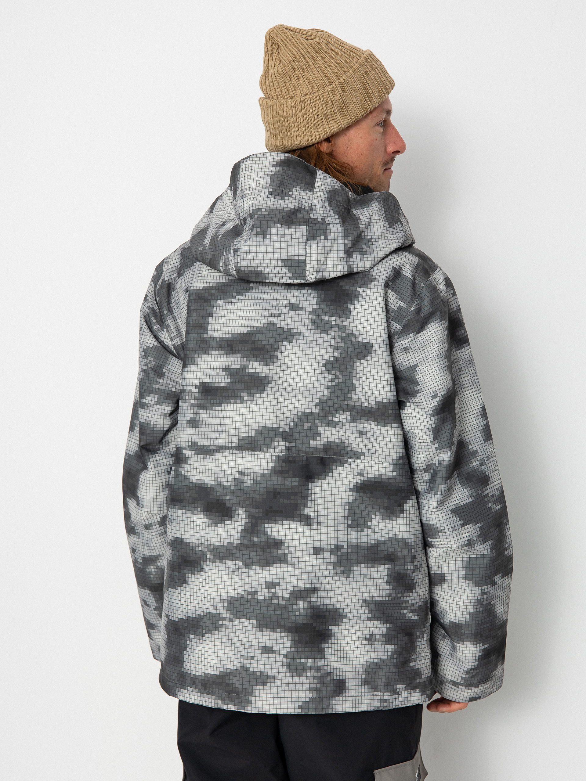 DC Basis Print Snowboard jacket - grey (cloud cover)