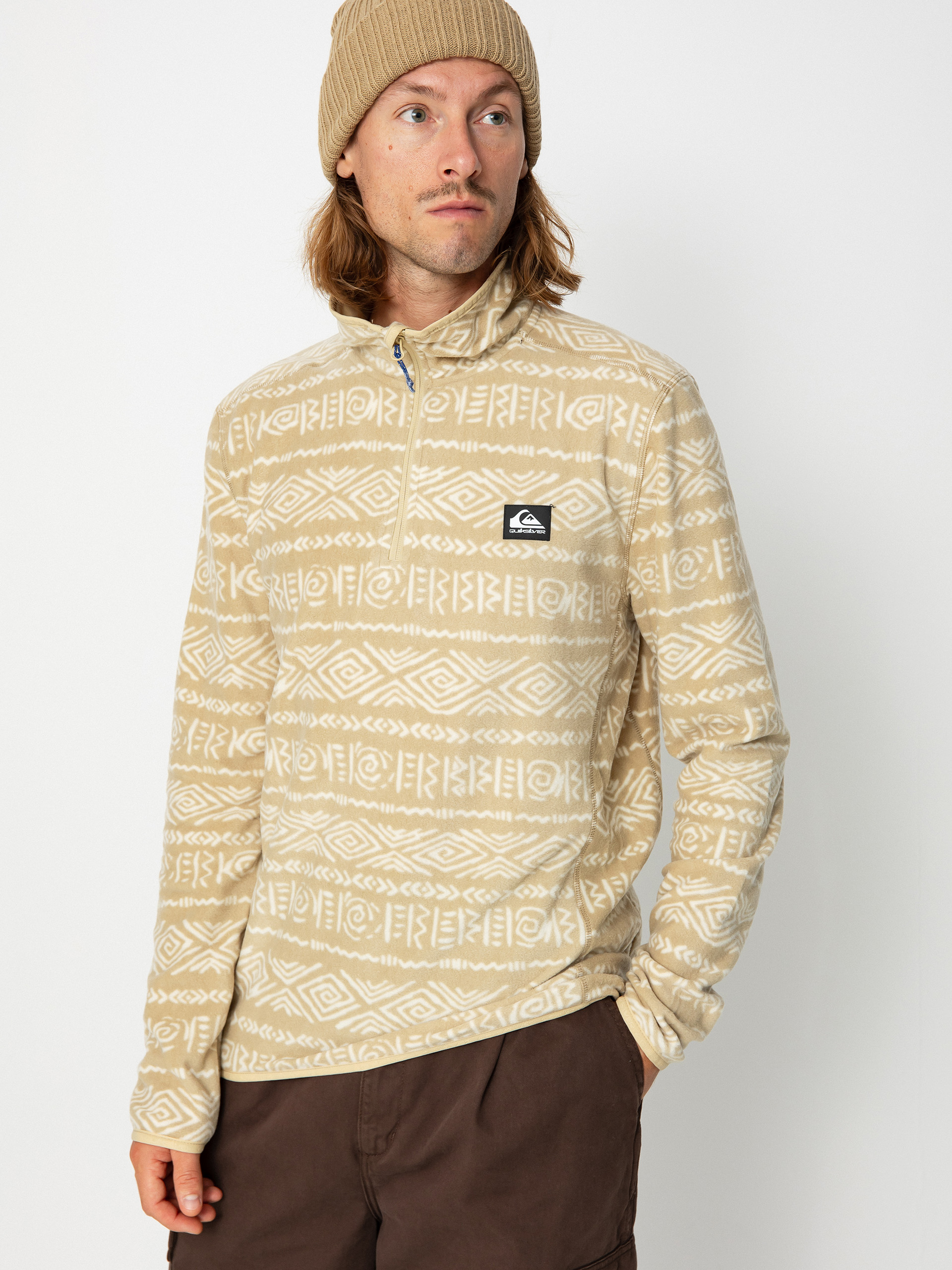 Quiksilver Aker Fleece - brown (aker pale khaki)