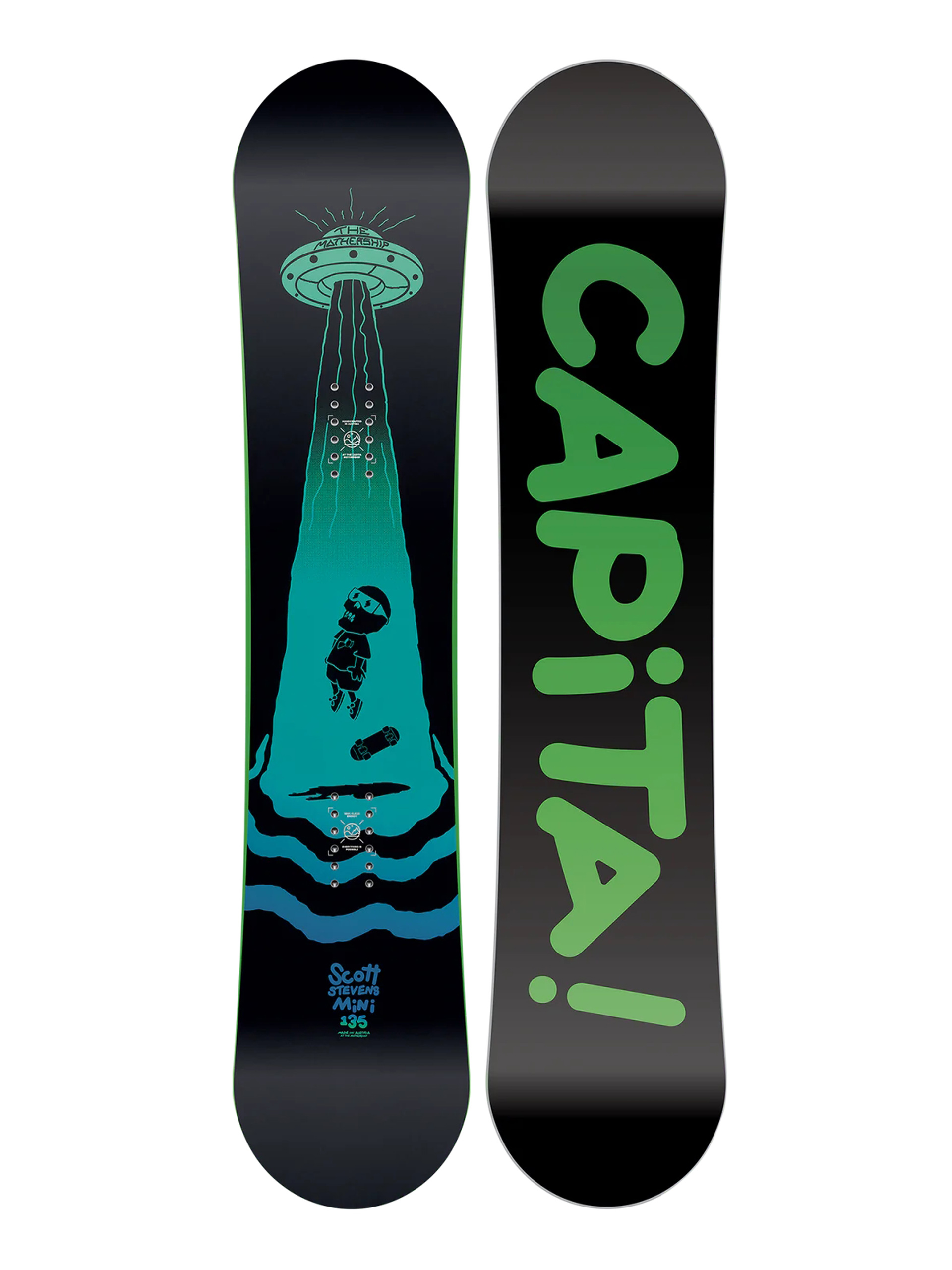 Capita Scott Stevens Mini JR Snowboard - blue, black (colour 3/black/green)