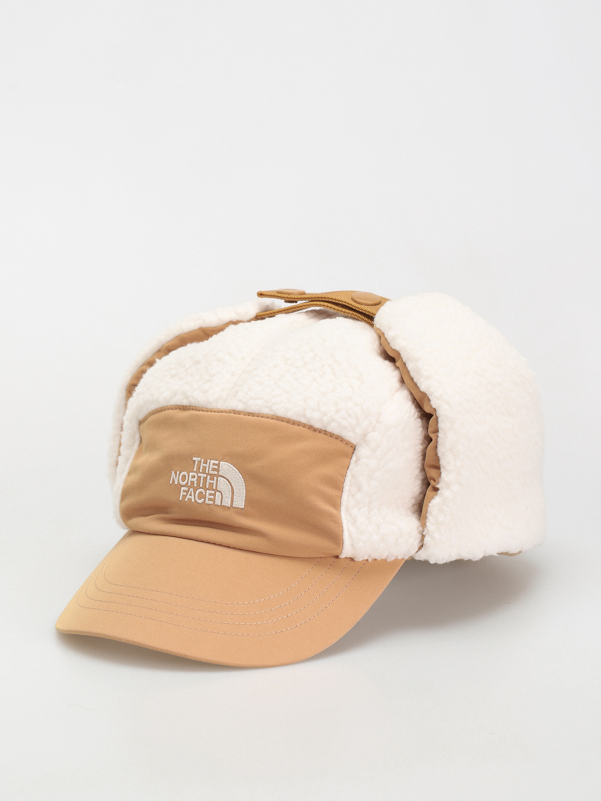 The North Face Cragmont Fleece Trapper Beanie - beige (gardeniawhite ...