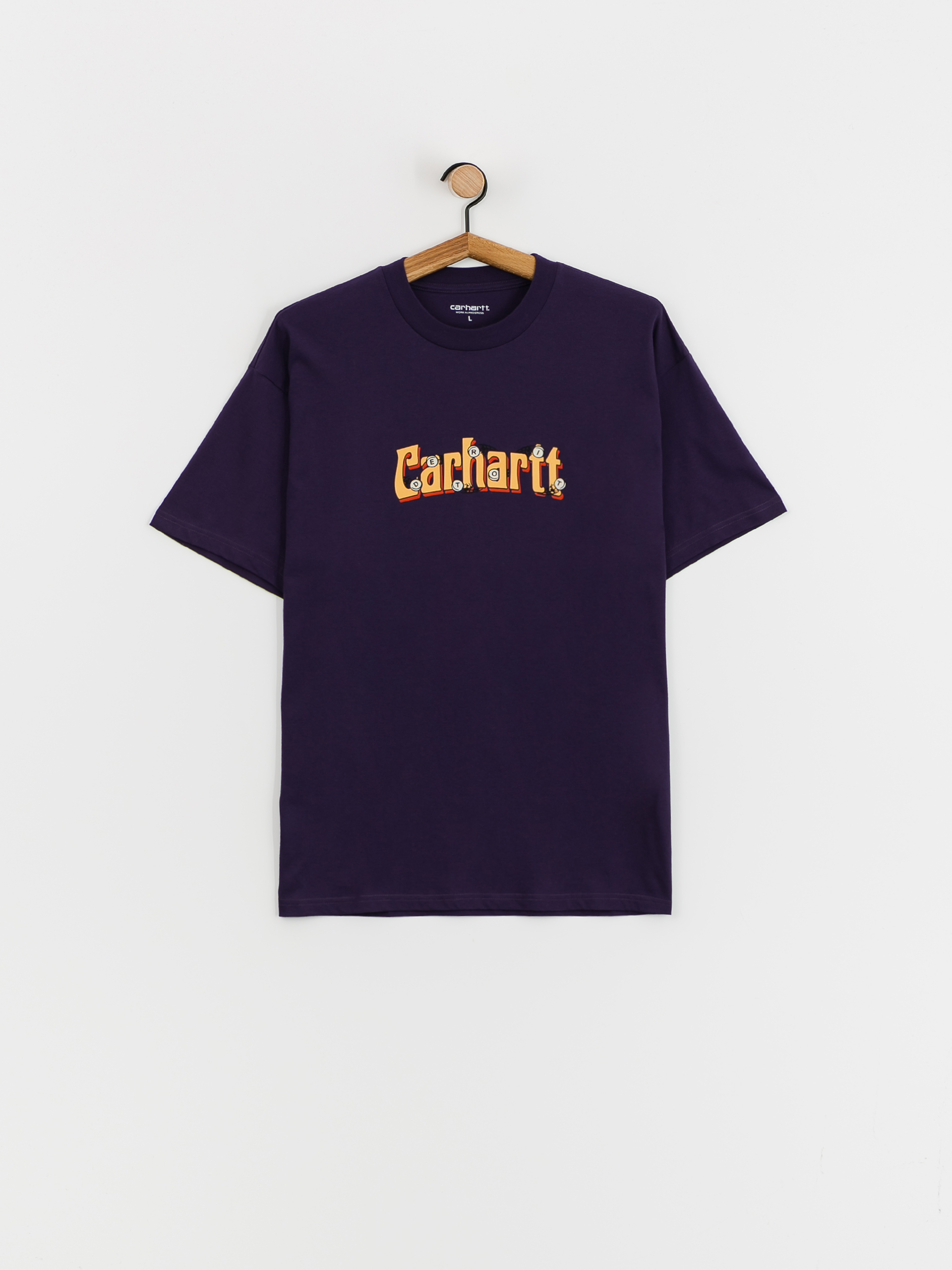 Carhartt WIP Spin Script T-shirt (cassis)