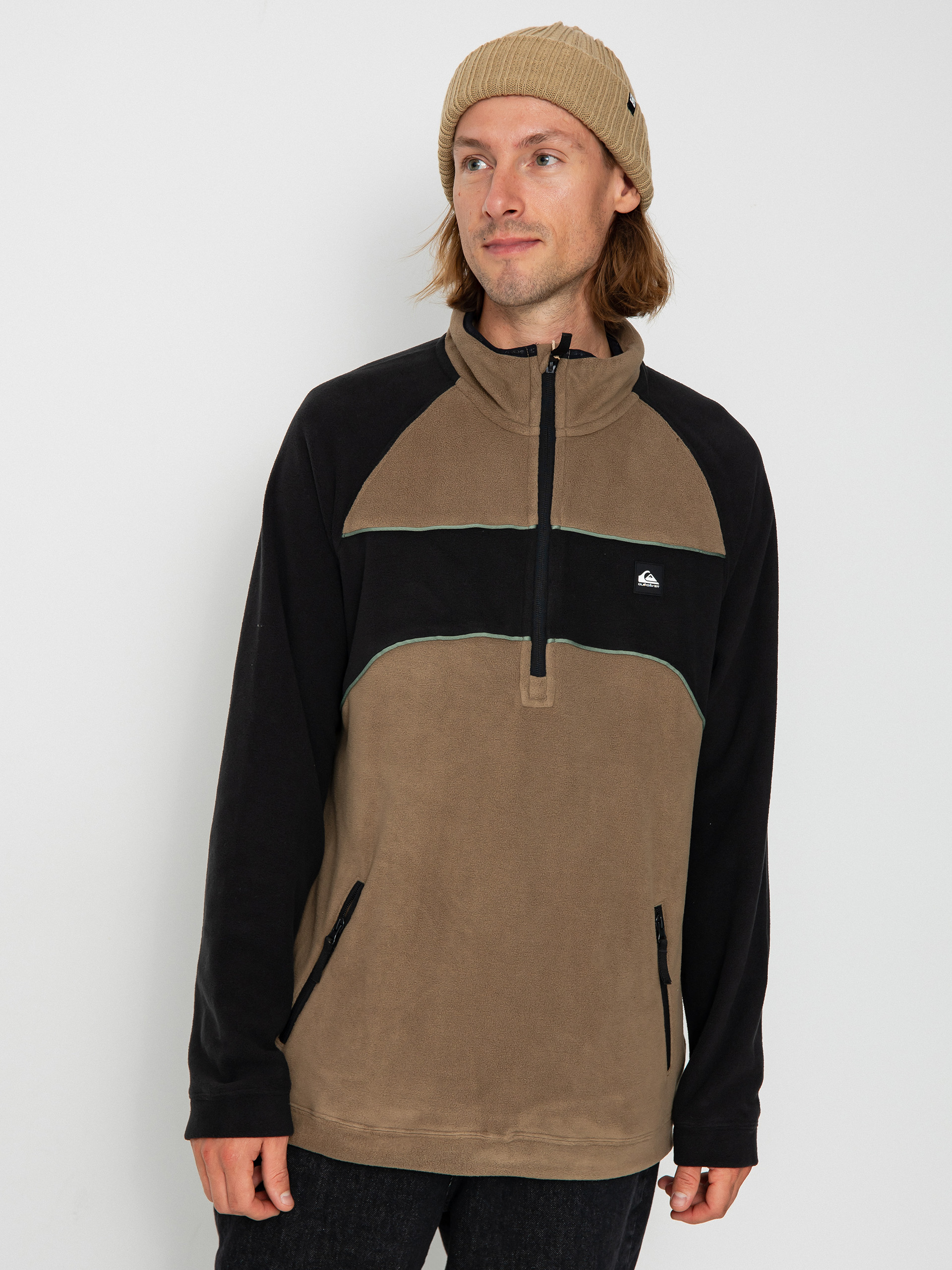 Quiksilver Powder Chaser Fleece - brown (cub)