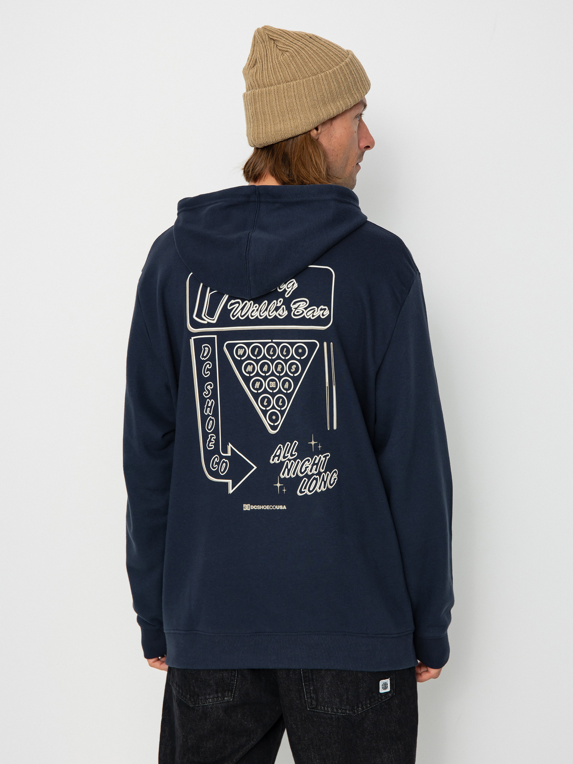 DC Big Willys HD Hoodie - navy blue (navy blazer)