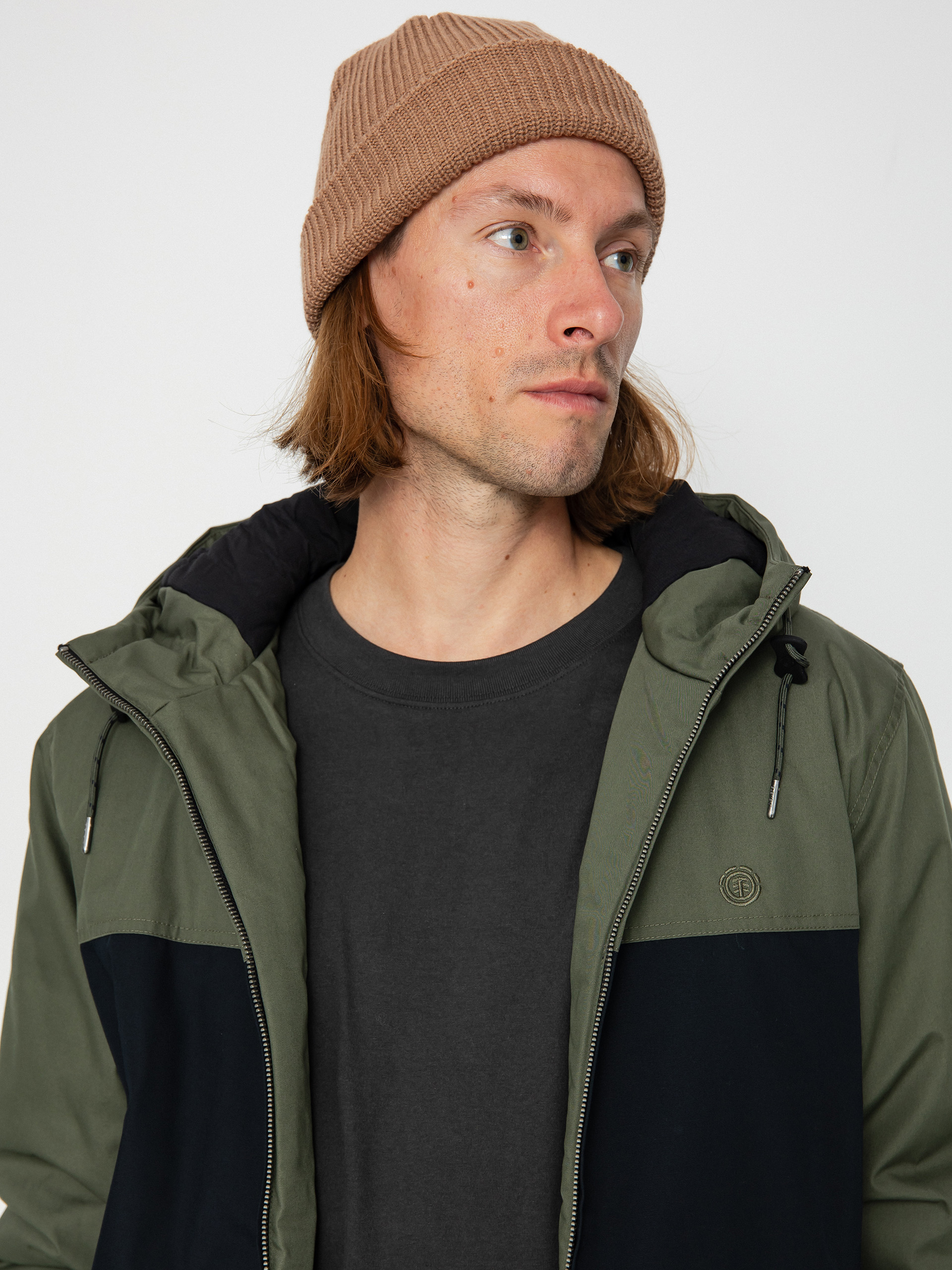 Element Dulcey 2 Tones Jacket - green (faded black)