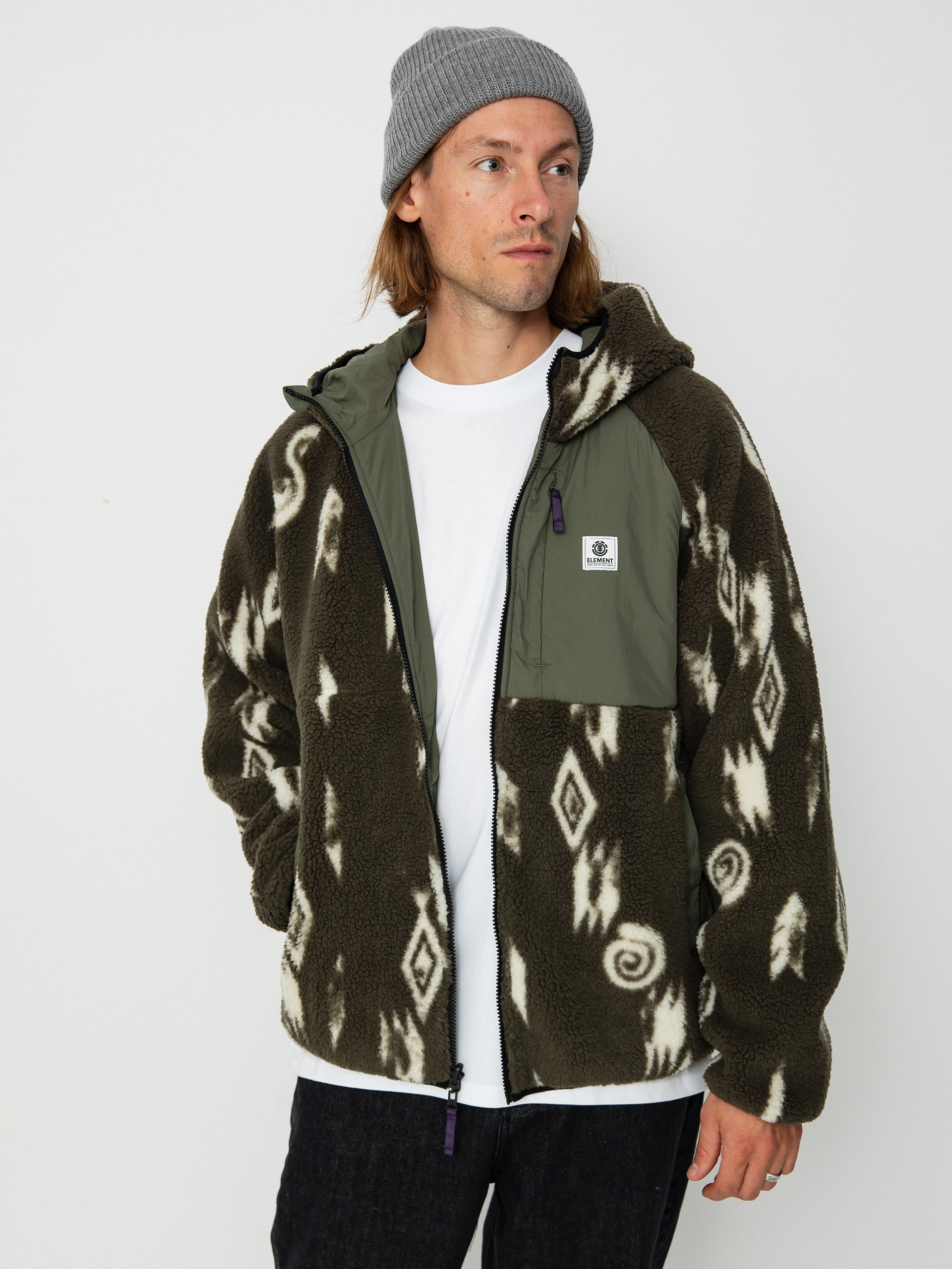Element Wolfe Sherpa Jacket - green (beetle)