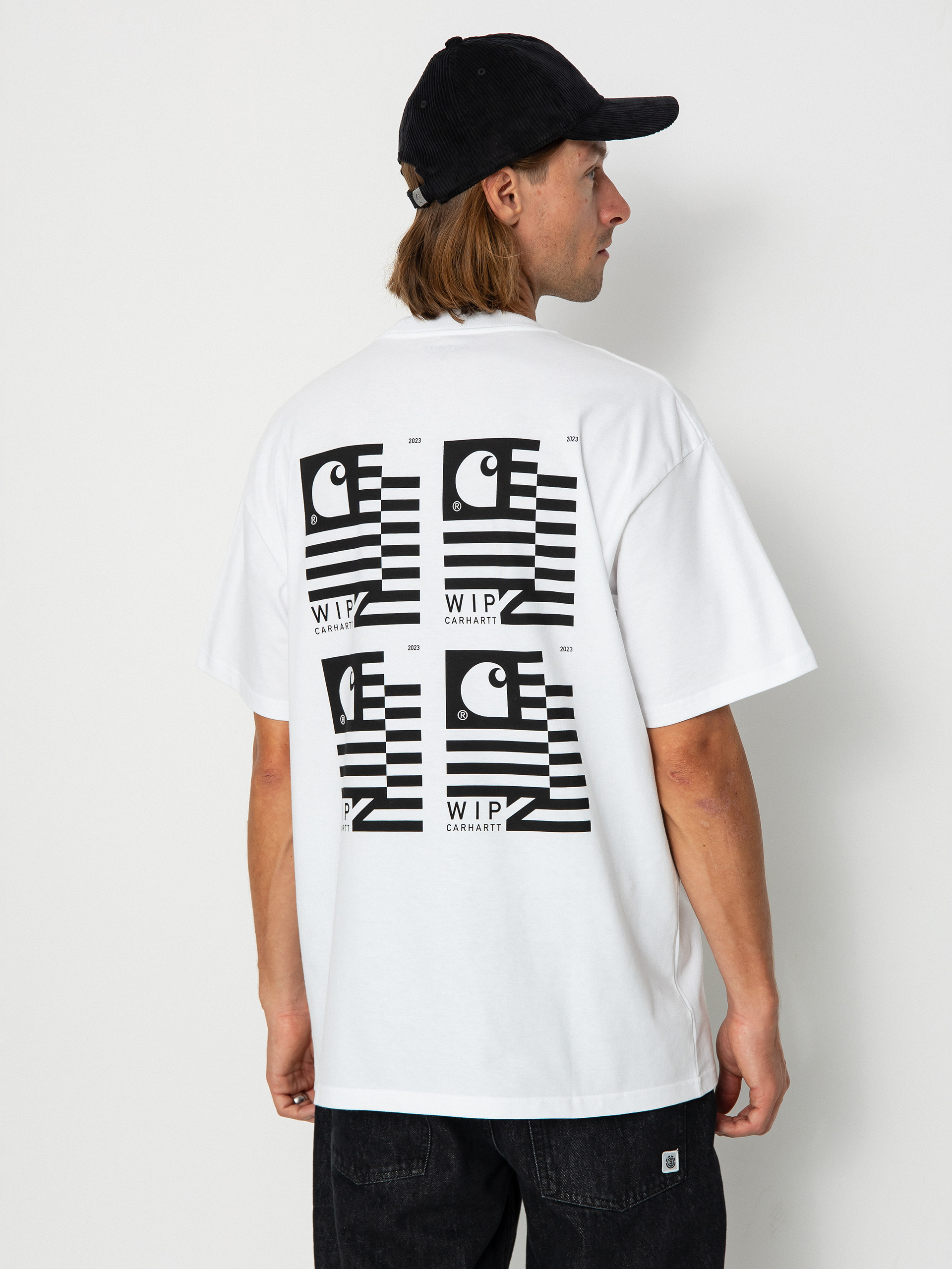 Carhartt WIP Stamp State T-shirt - white (white/black)