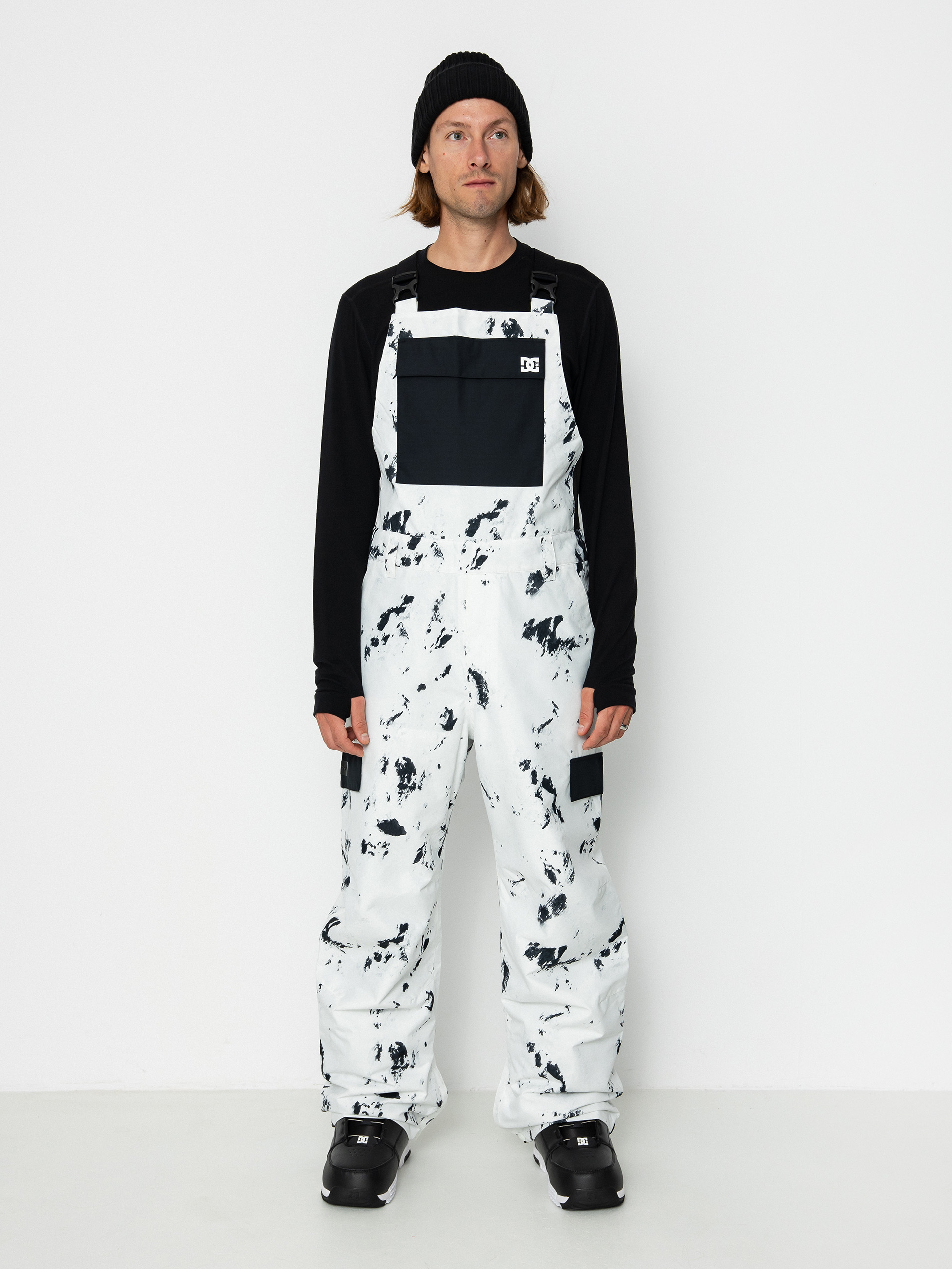 DC Docile Bib Snowboard pants (snow camo)