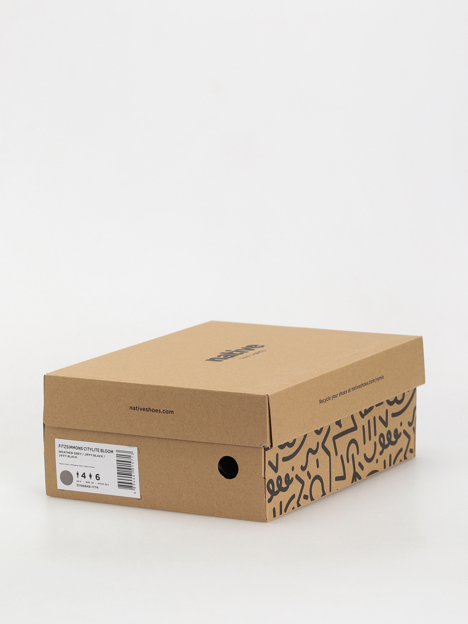 Native Fitzsimmons Citylite Winter shoes - grey (weather grey/jiffy ...