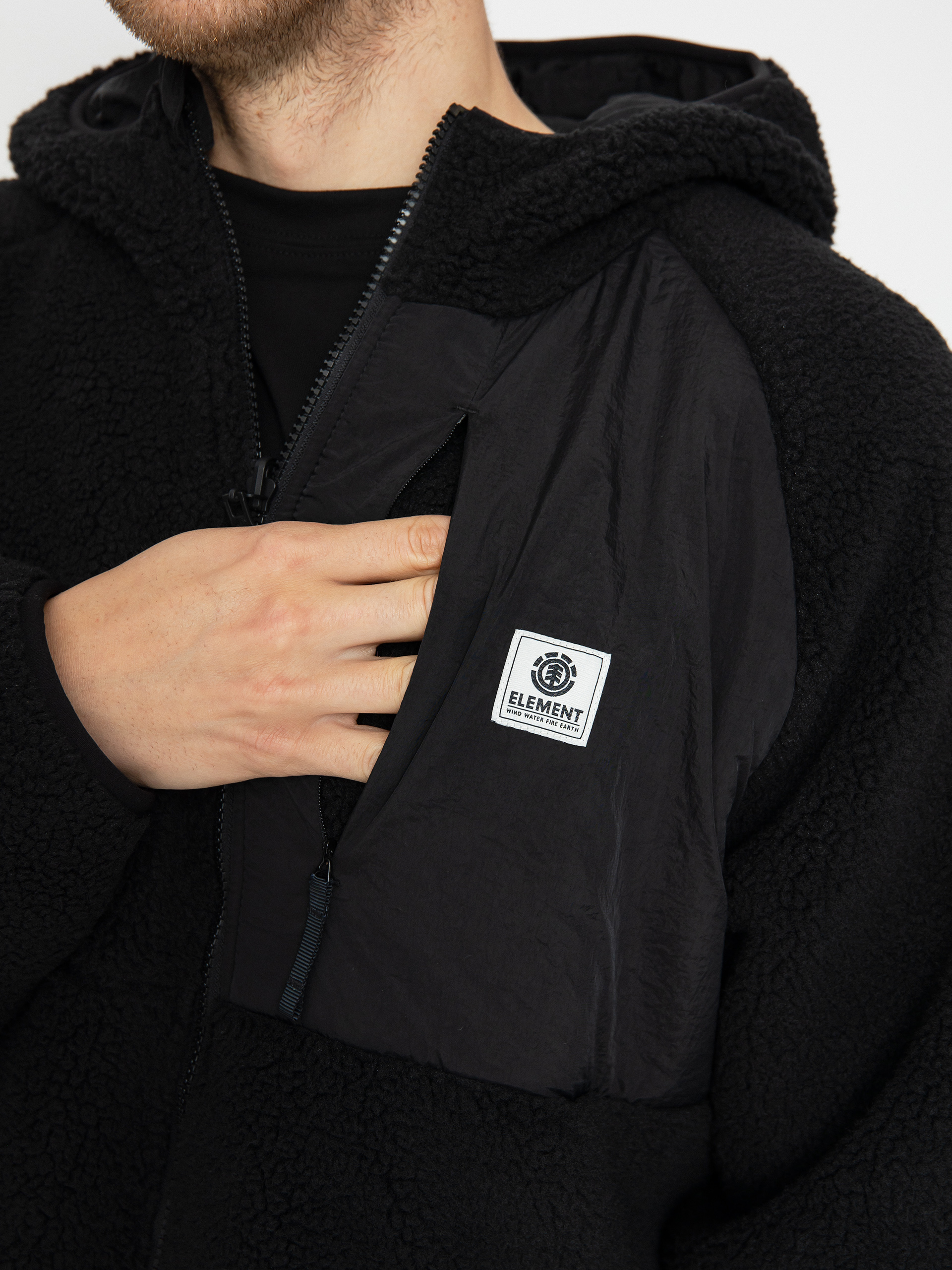 Element Wolfe Sherpa Jacket - black (jet black)
