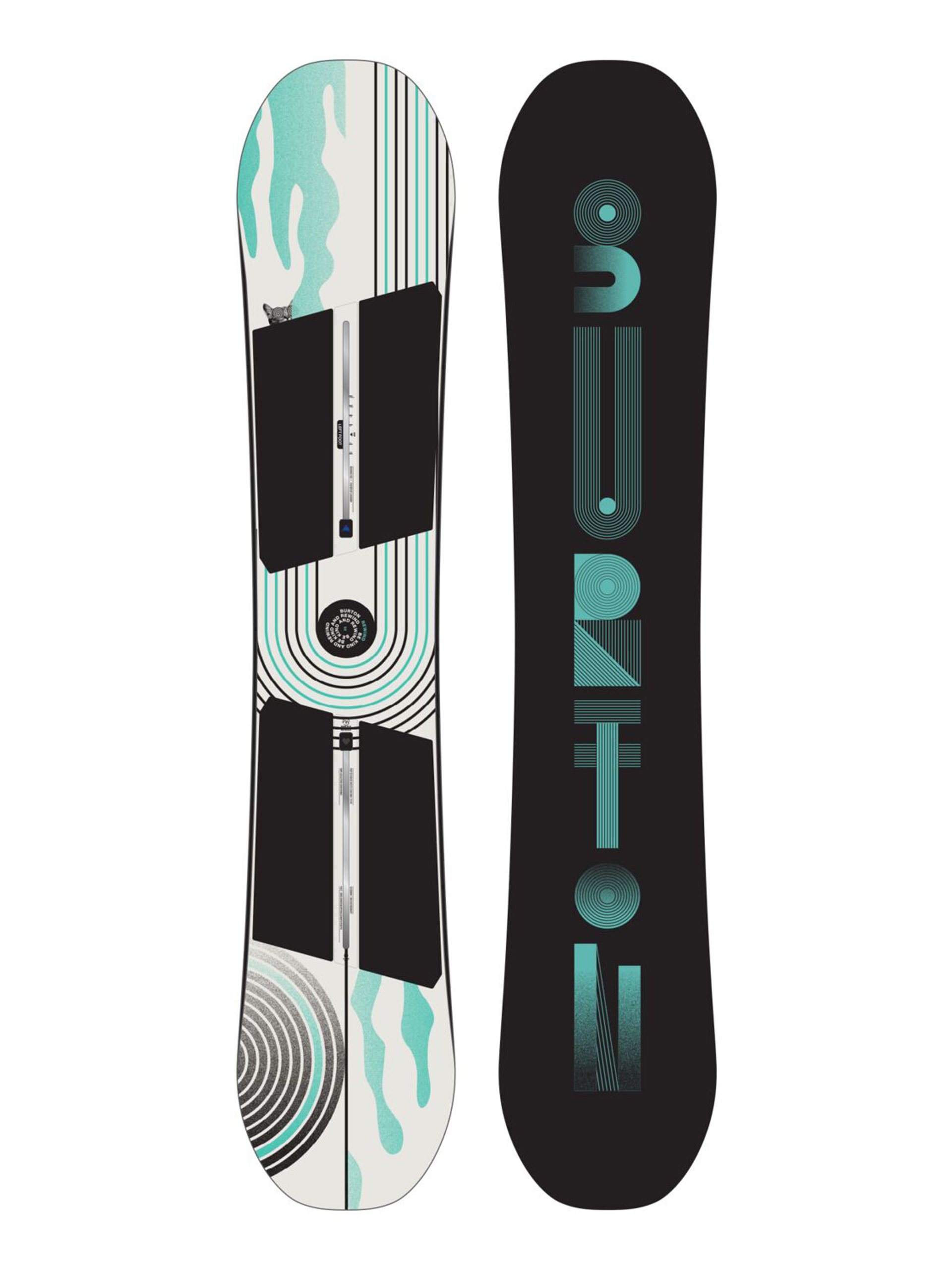 Burton Rewind Snowboard Wmn - black, green, multicolor