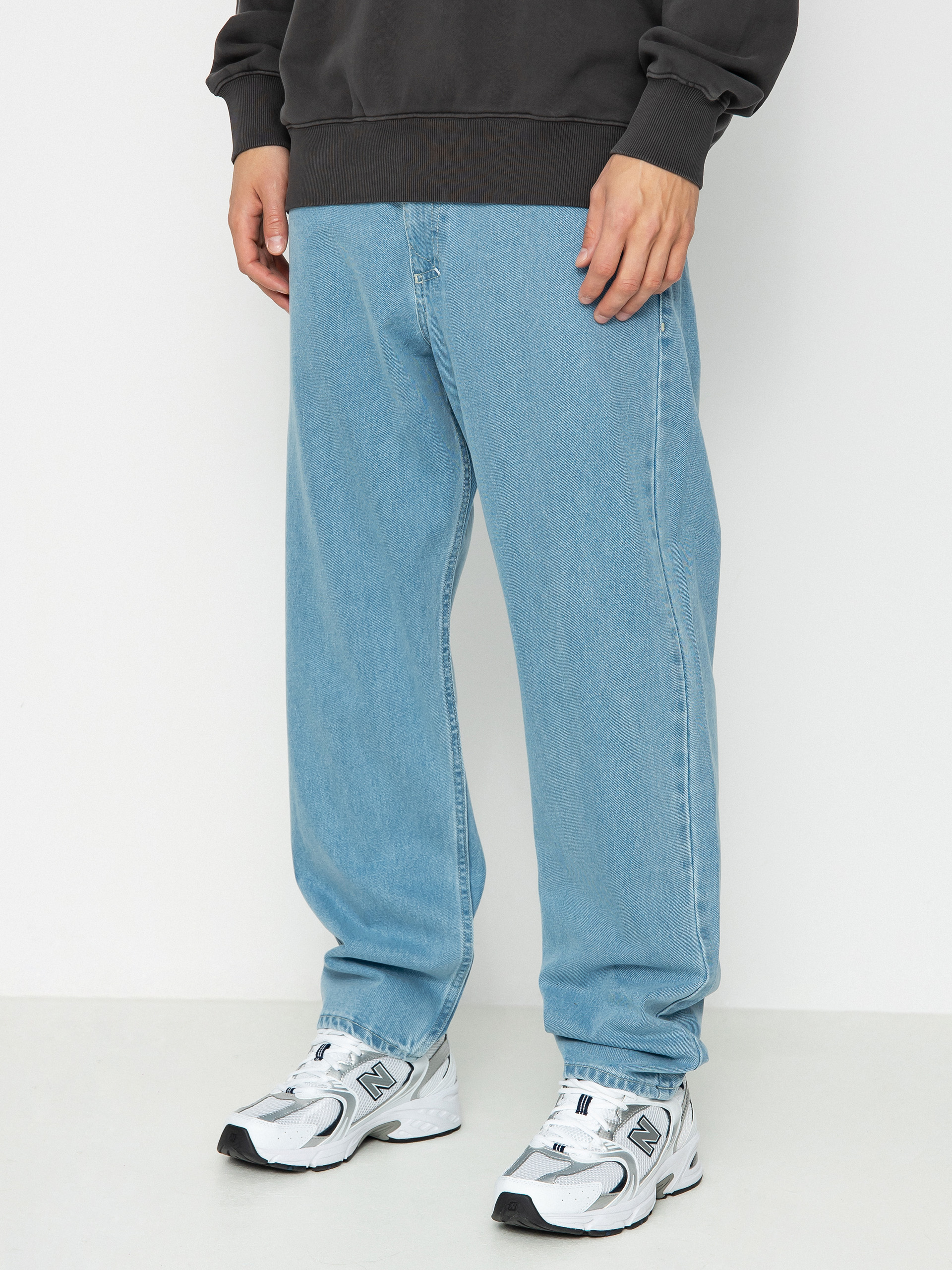 MassDnm Slang Jeans Baggi Fit Pants - blue (Light Blue Stone Wash)