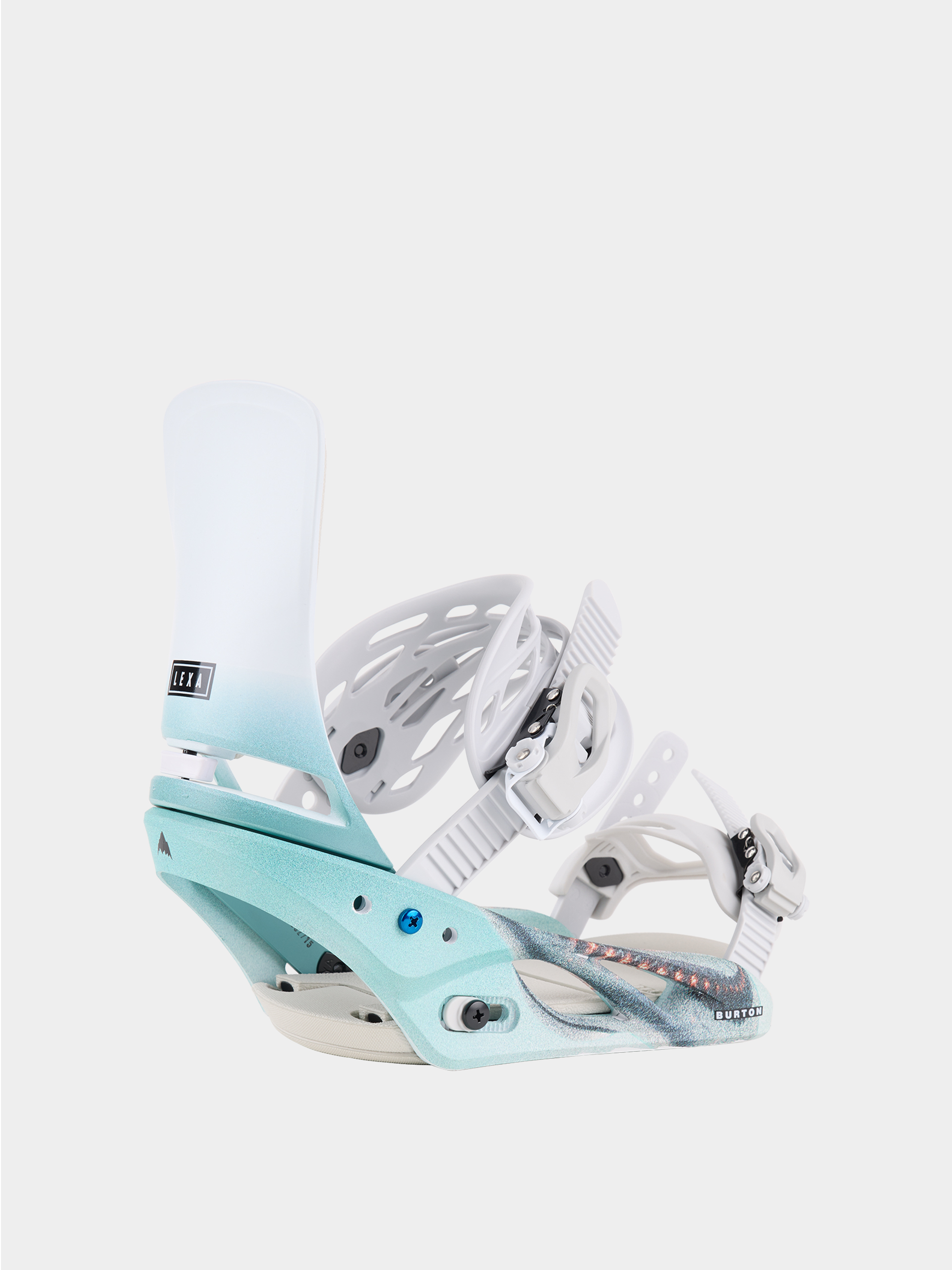 Burton Lexa Reflex Snowboard bindings Wmn - white, blue, multicolor ...