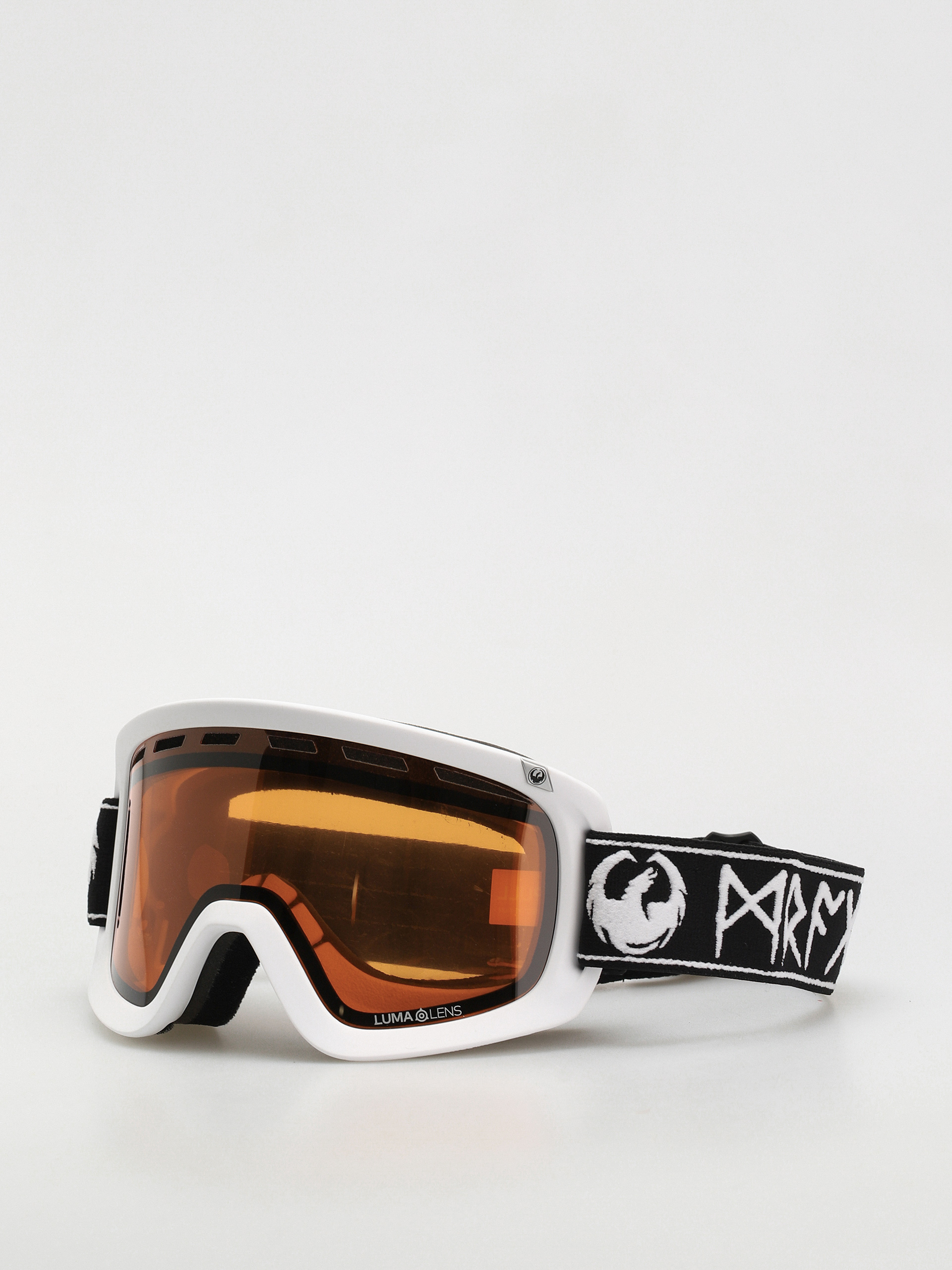 Dragon D1 OTG Goggles - orange (mikkel bang/lumalens amber/clear)