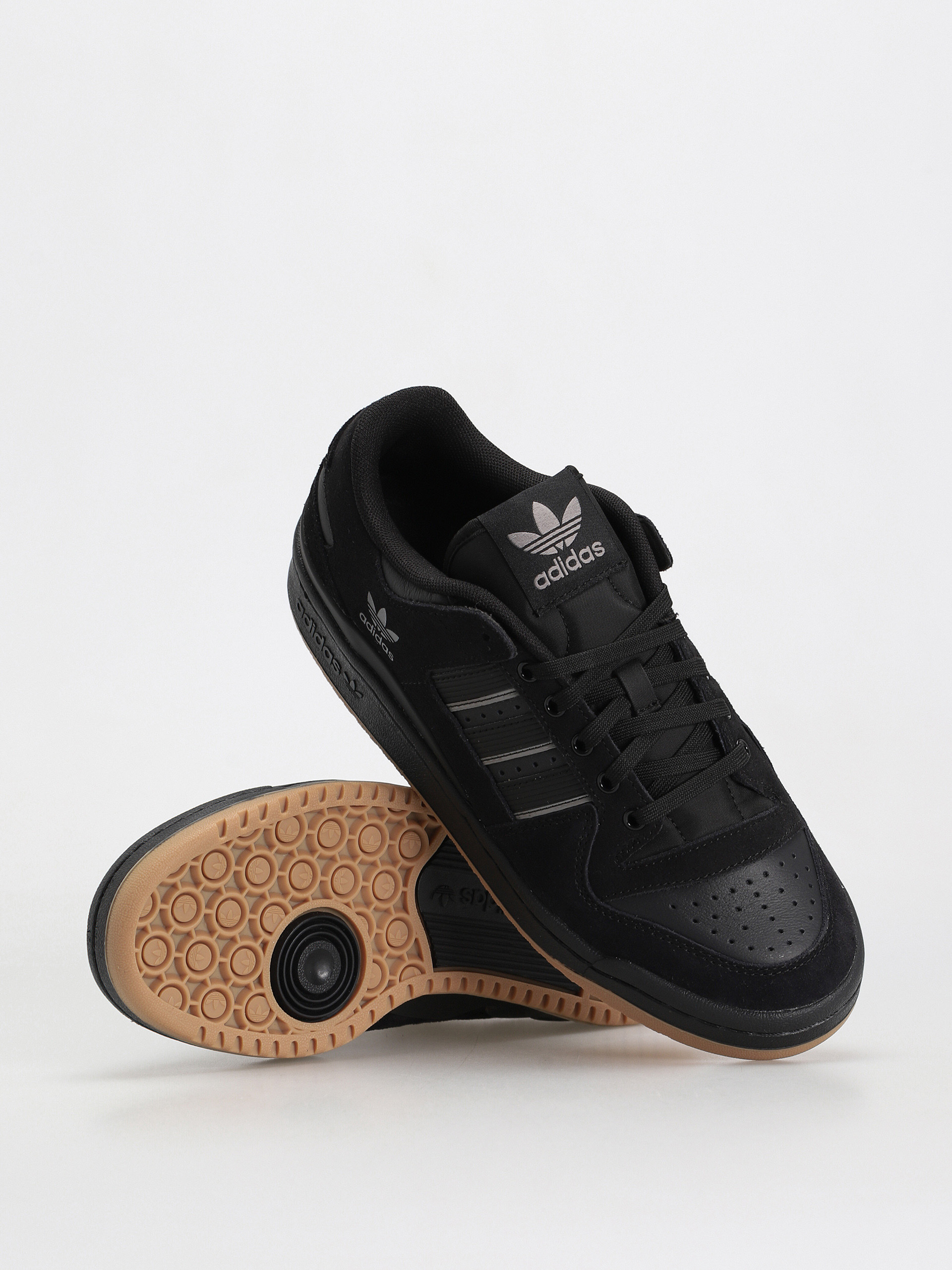 Adidas Forum 84 Low Adv Shoes Cblack Carbon Grethr