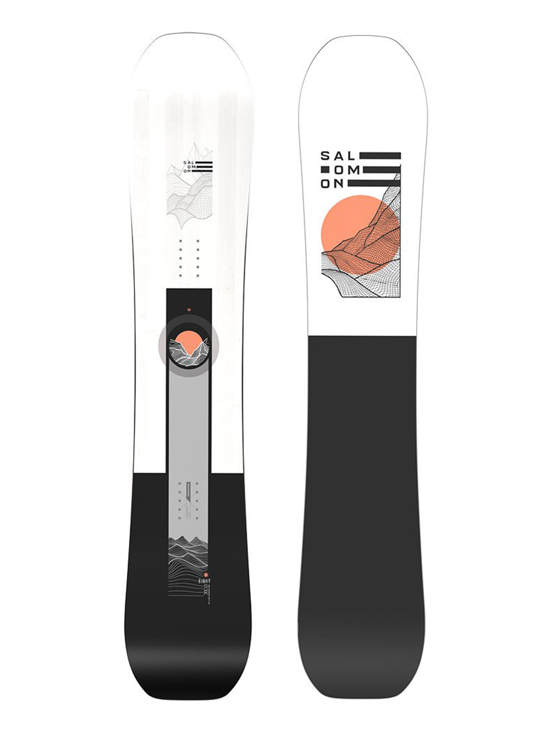 Salomon Sight Snowboard - white, black