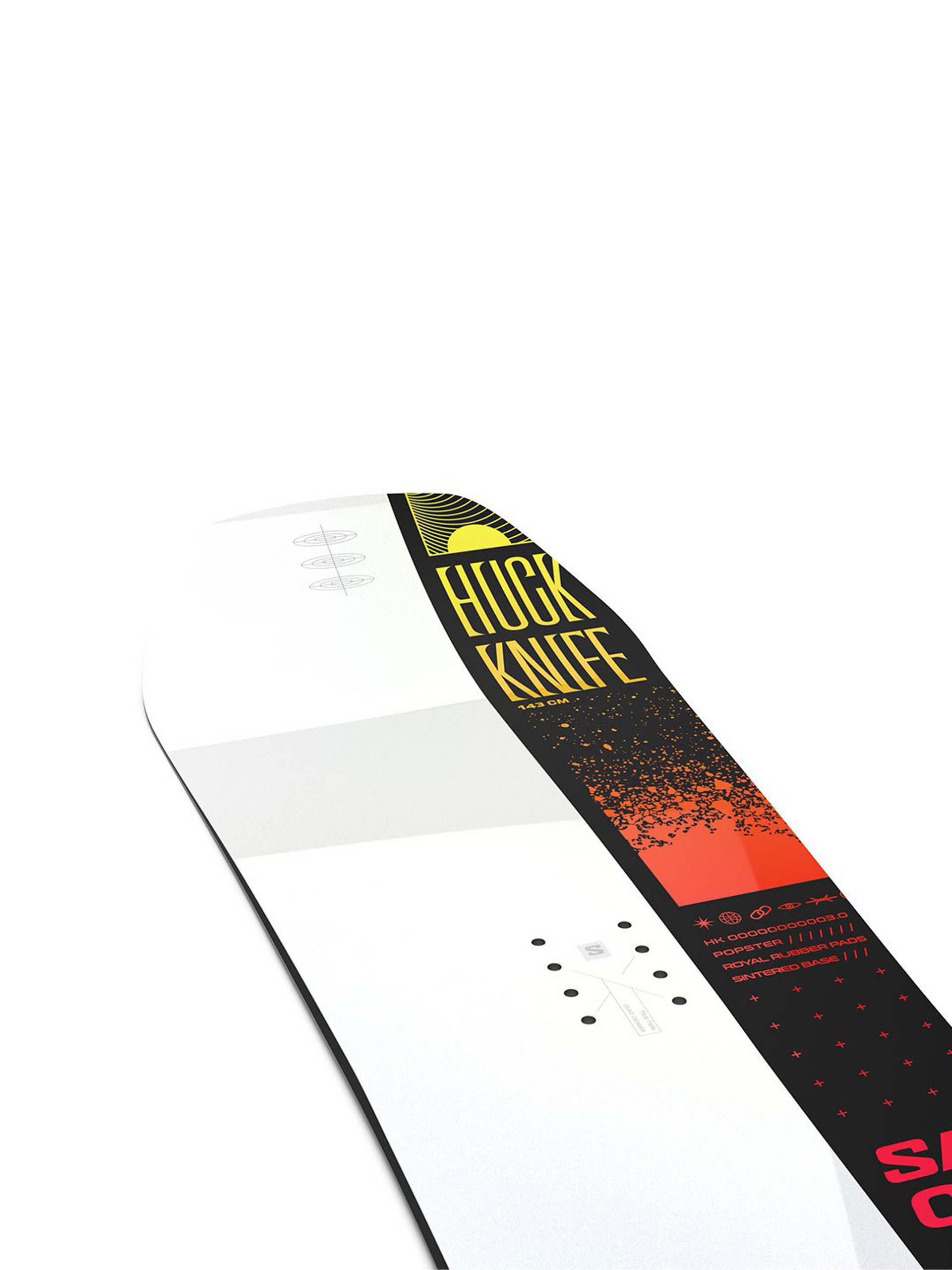 Salomon Huck Knife Snowboard (white/black)