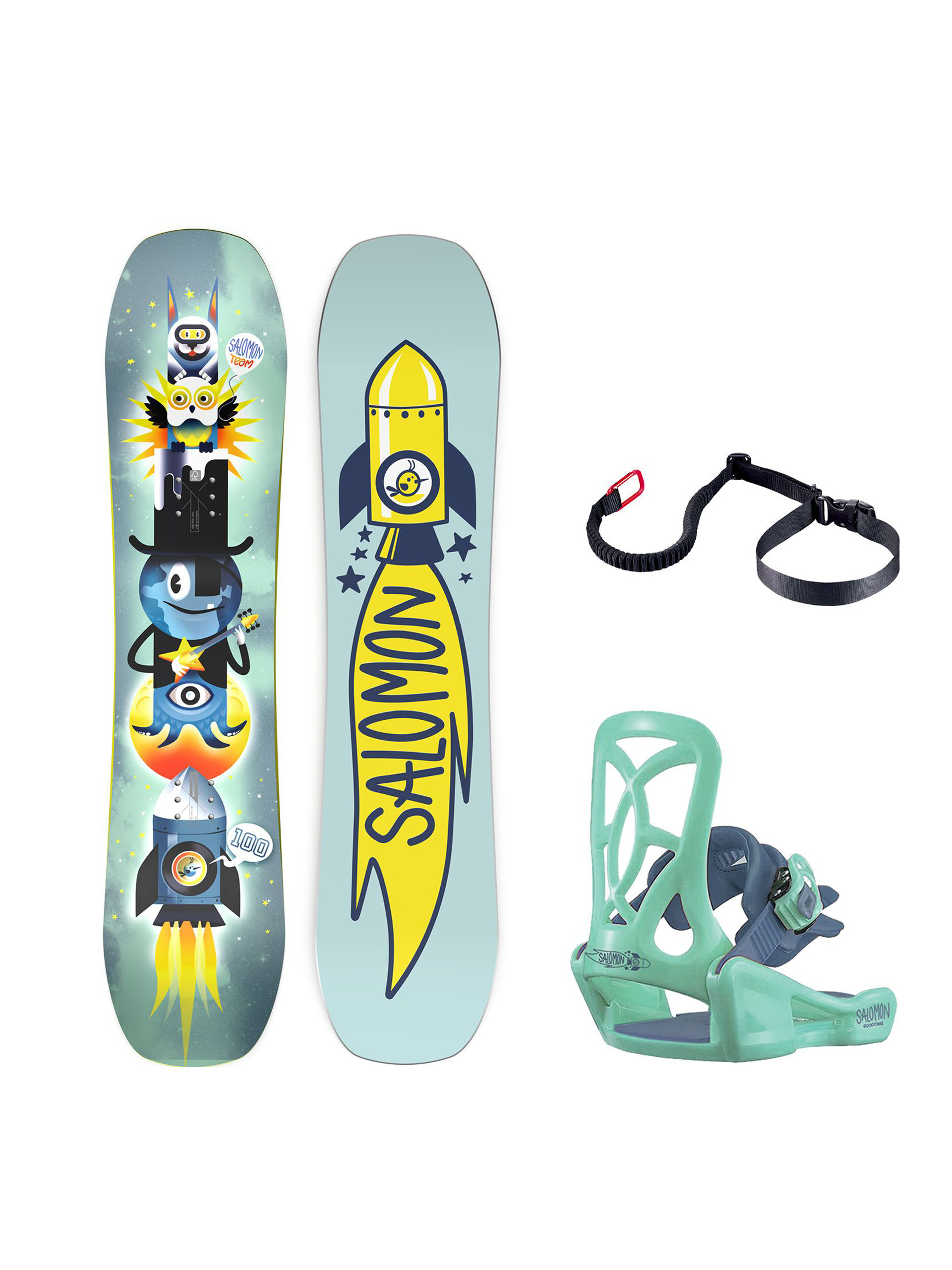 Salomon Team Package JR Snowboard set - multicolor