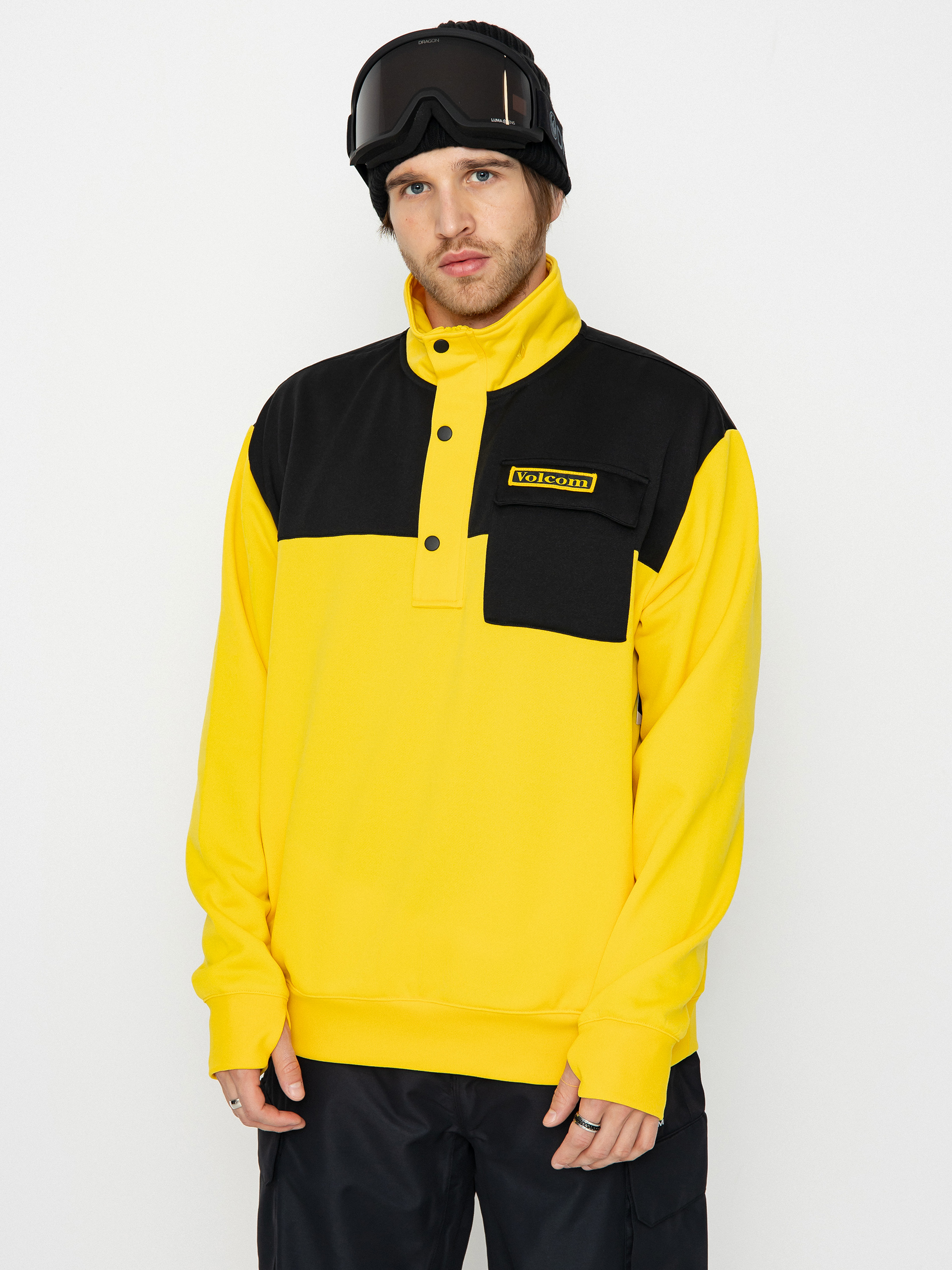 Volcom She 2 HD Hoodie - Gelb (bright yellow)