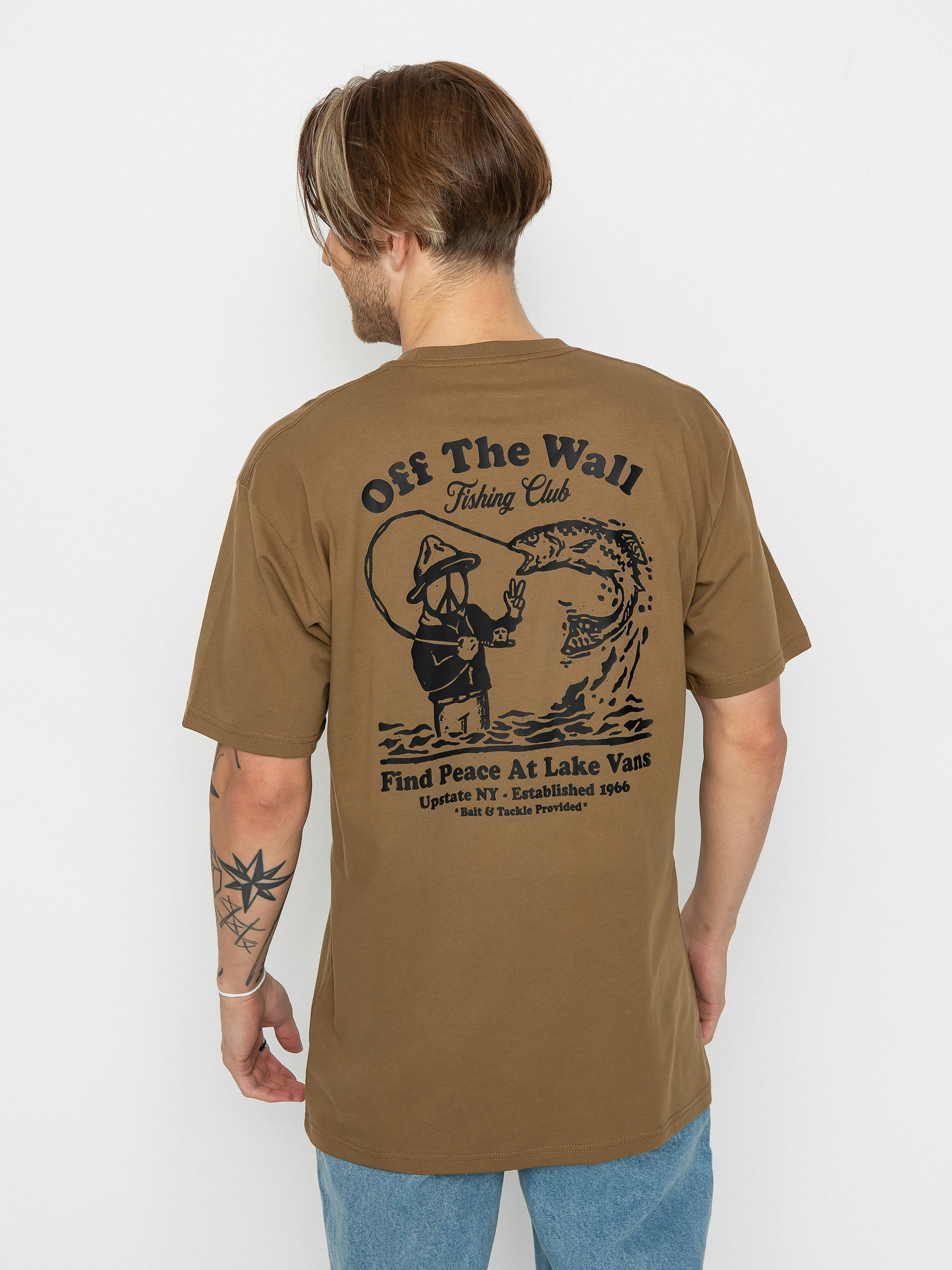 Vans Fishing Club Pocket T-shirt - brown (kangaroo)