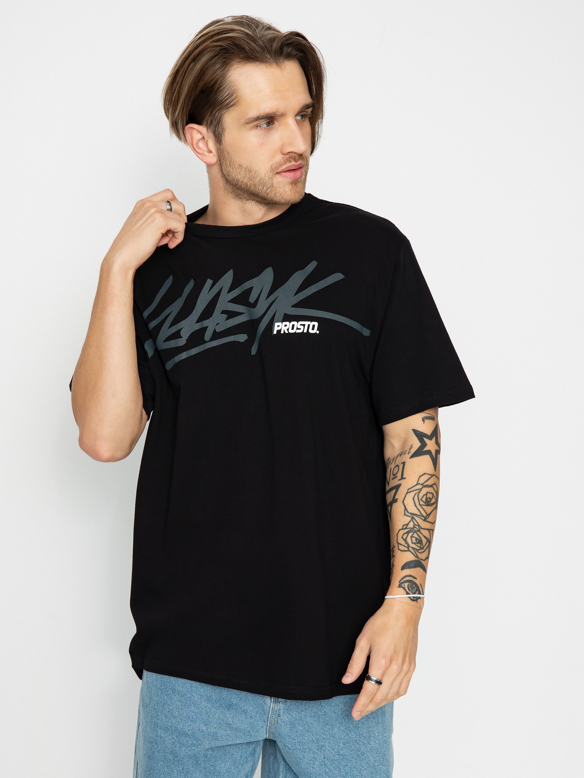 Prosto Fade T-shirt - black (black)