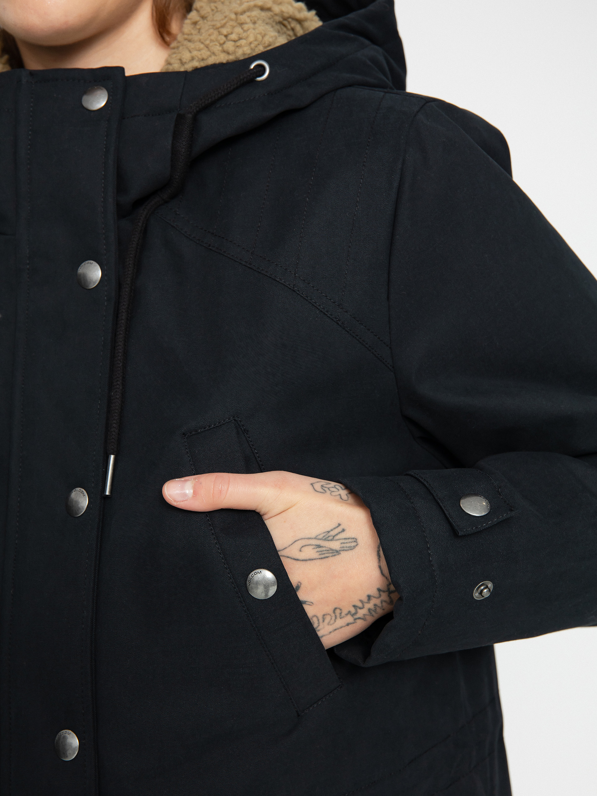 Volcom Walk On By 5K Parka Jacket Wmn - black (black)