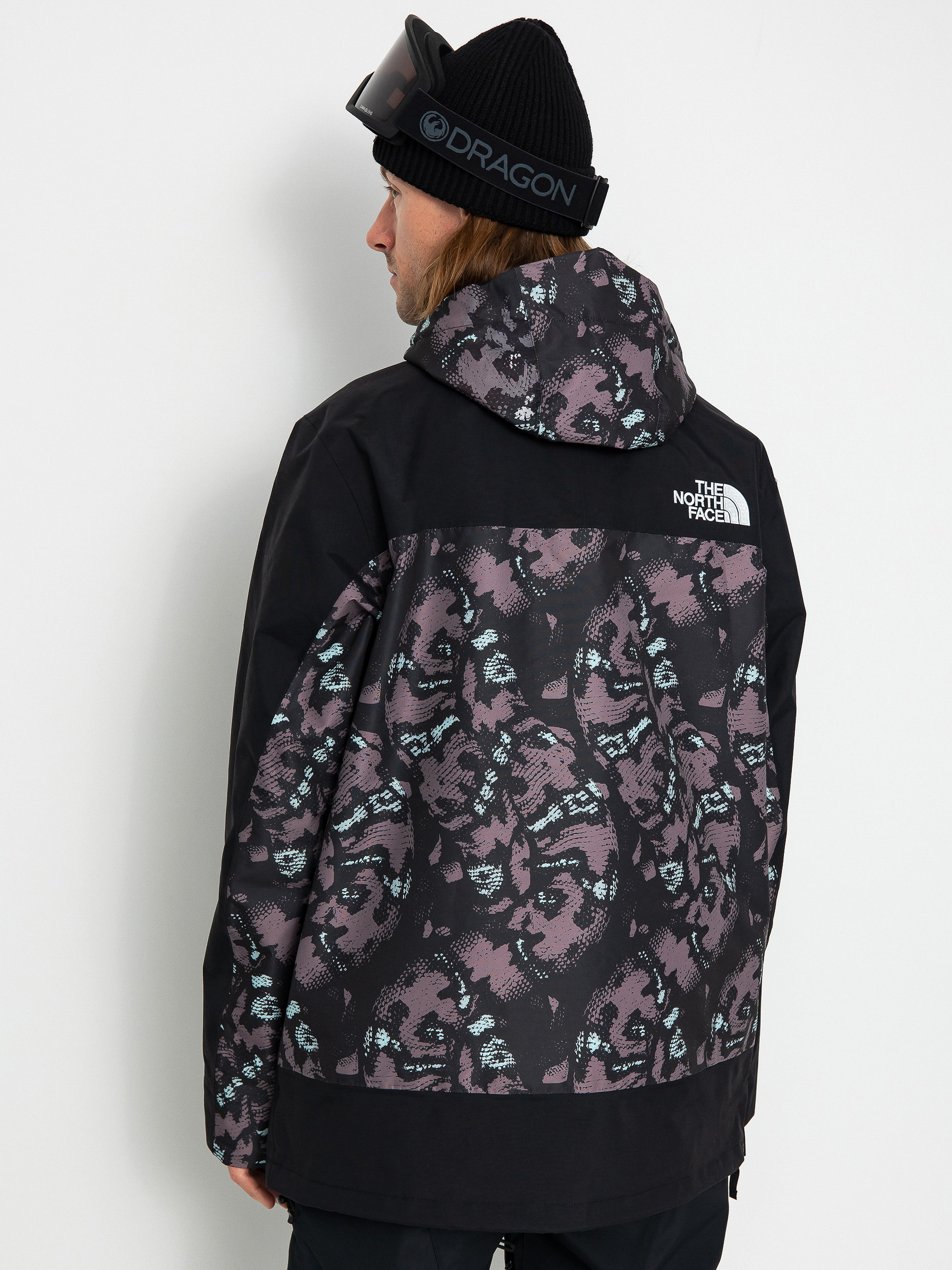 The North Face Driftview Anorak Snowboard jacket - black (fawn grey ...