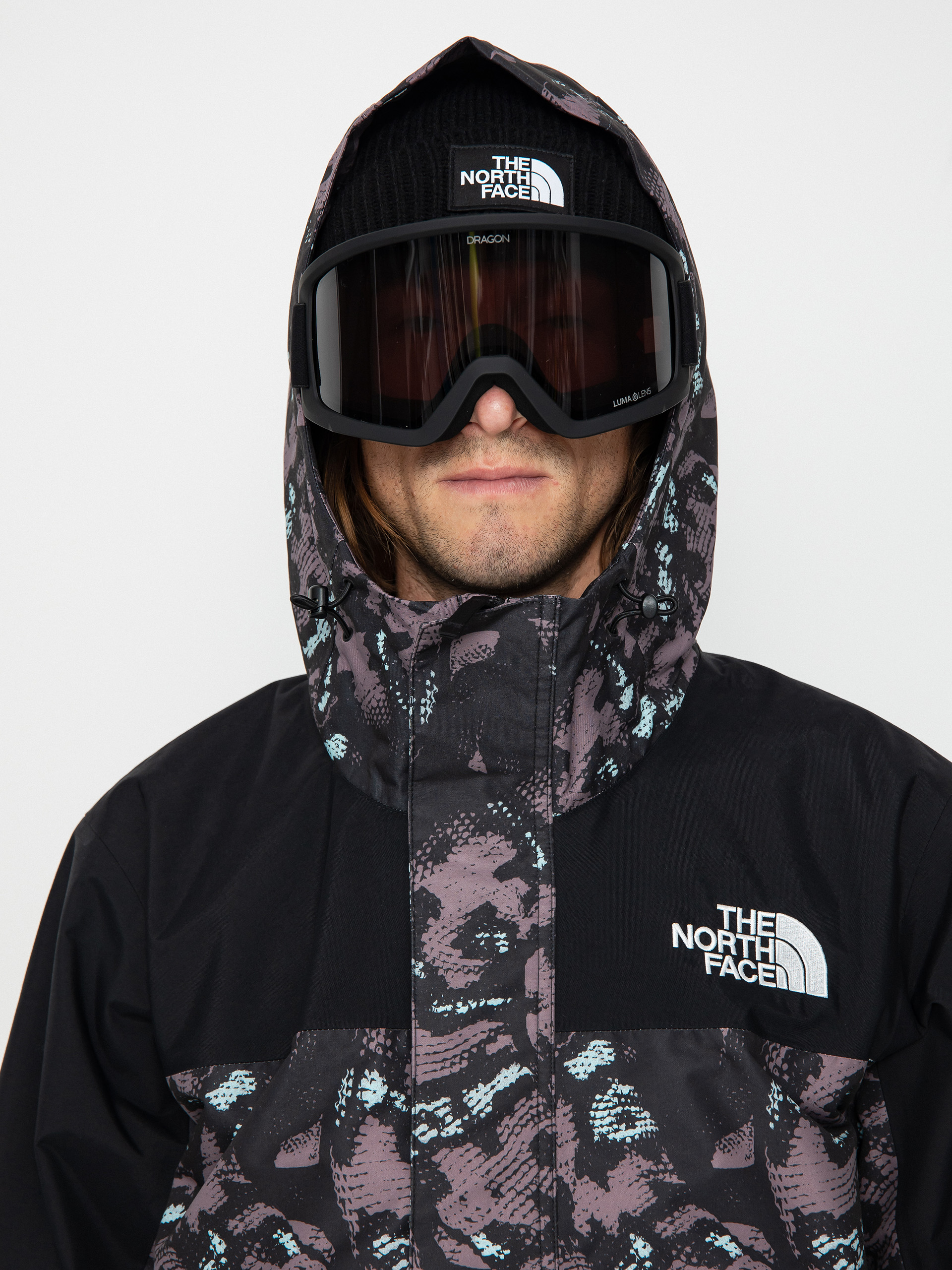The North Face Driftview Anorak Snowboard jacket - black (fawn grey ...