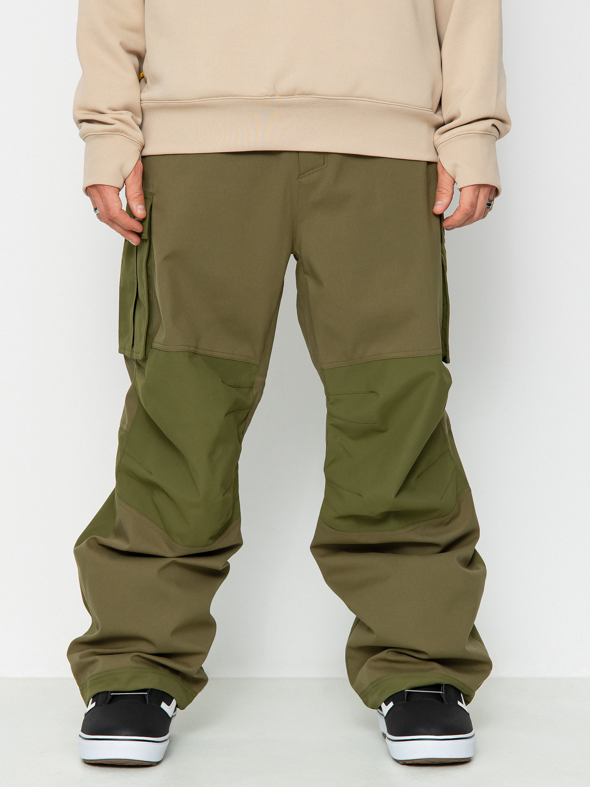 Volcom Nwrk Baggy Snowboard pants - green (military)