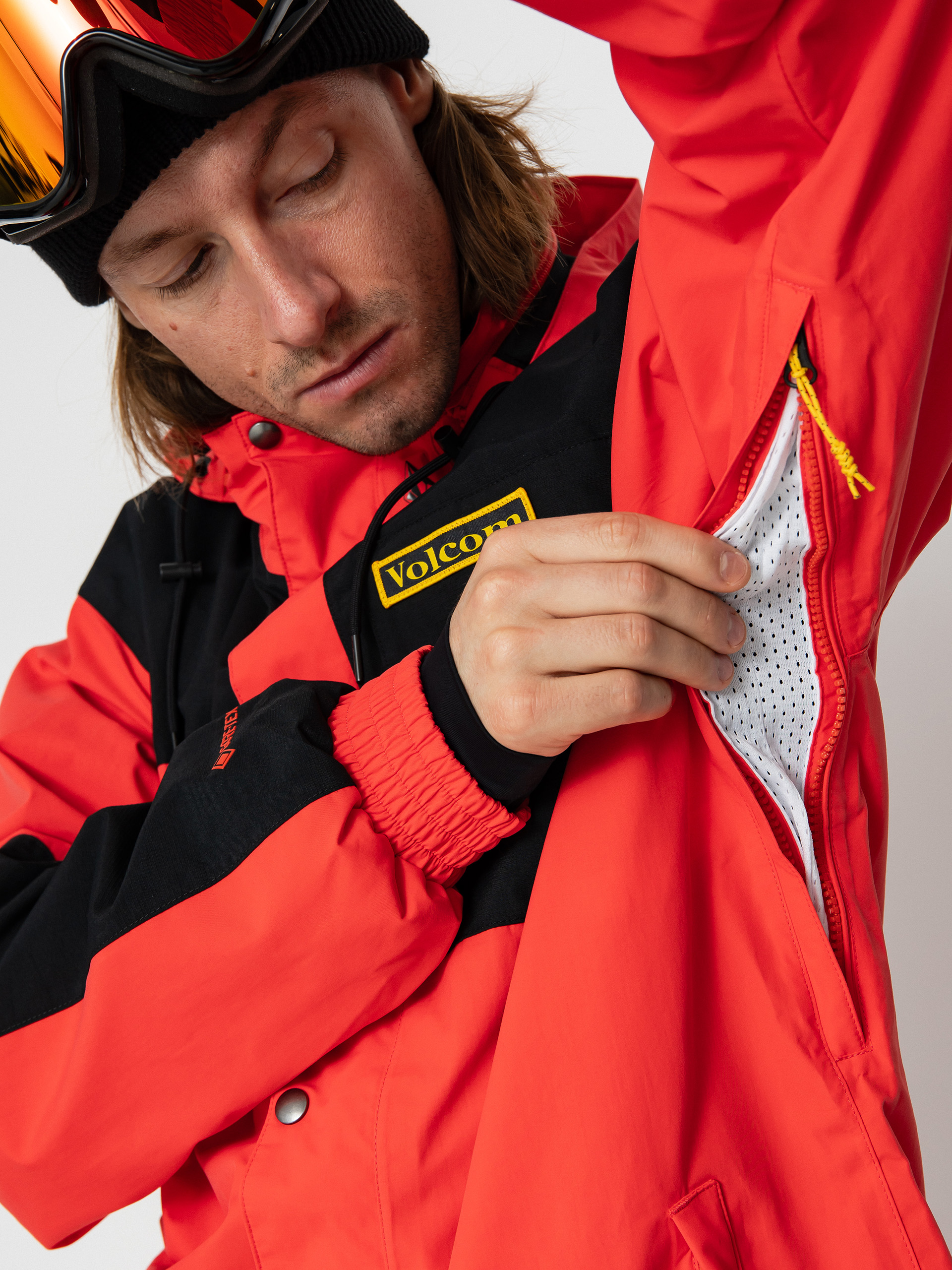 Volcom Longo Gore Tex Snowboard jacket - red (orange)
