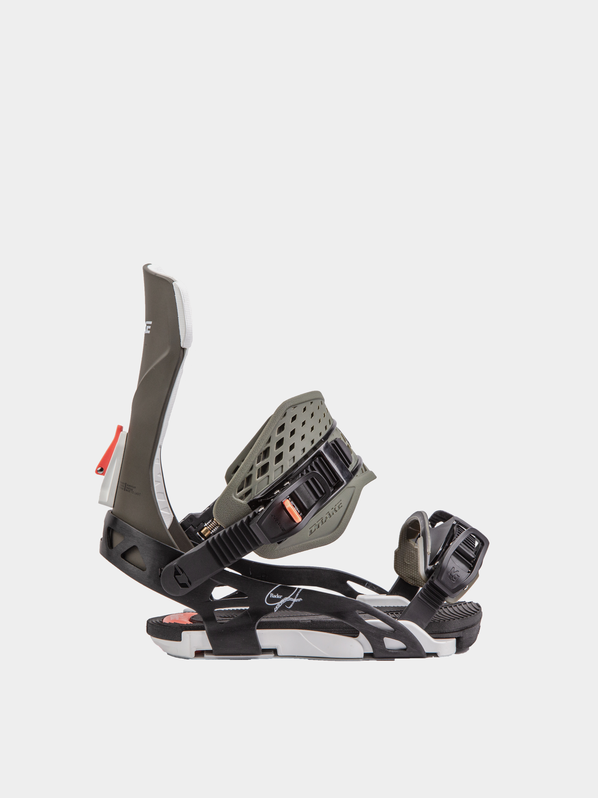 Drake Radar Snowboard bindings (green forest/white)