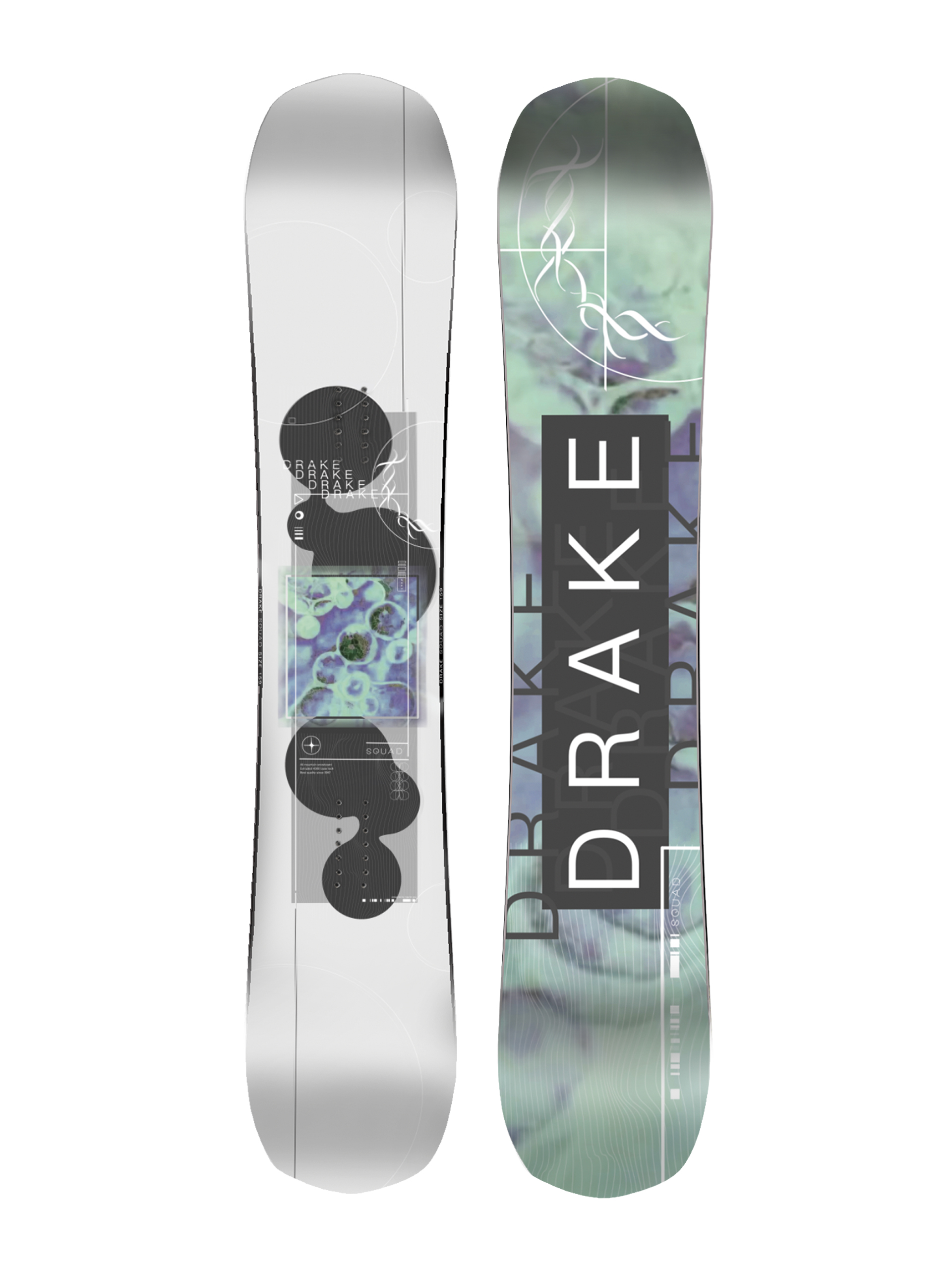 Drake Squad Wide Snowboard - multicolor