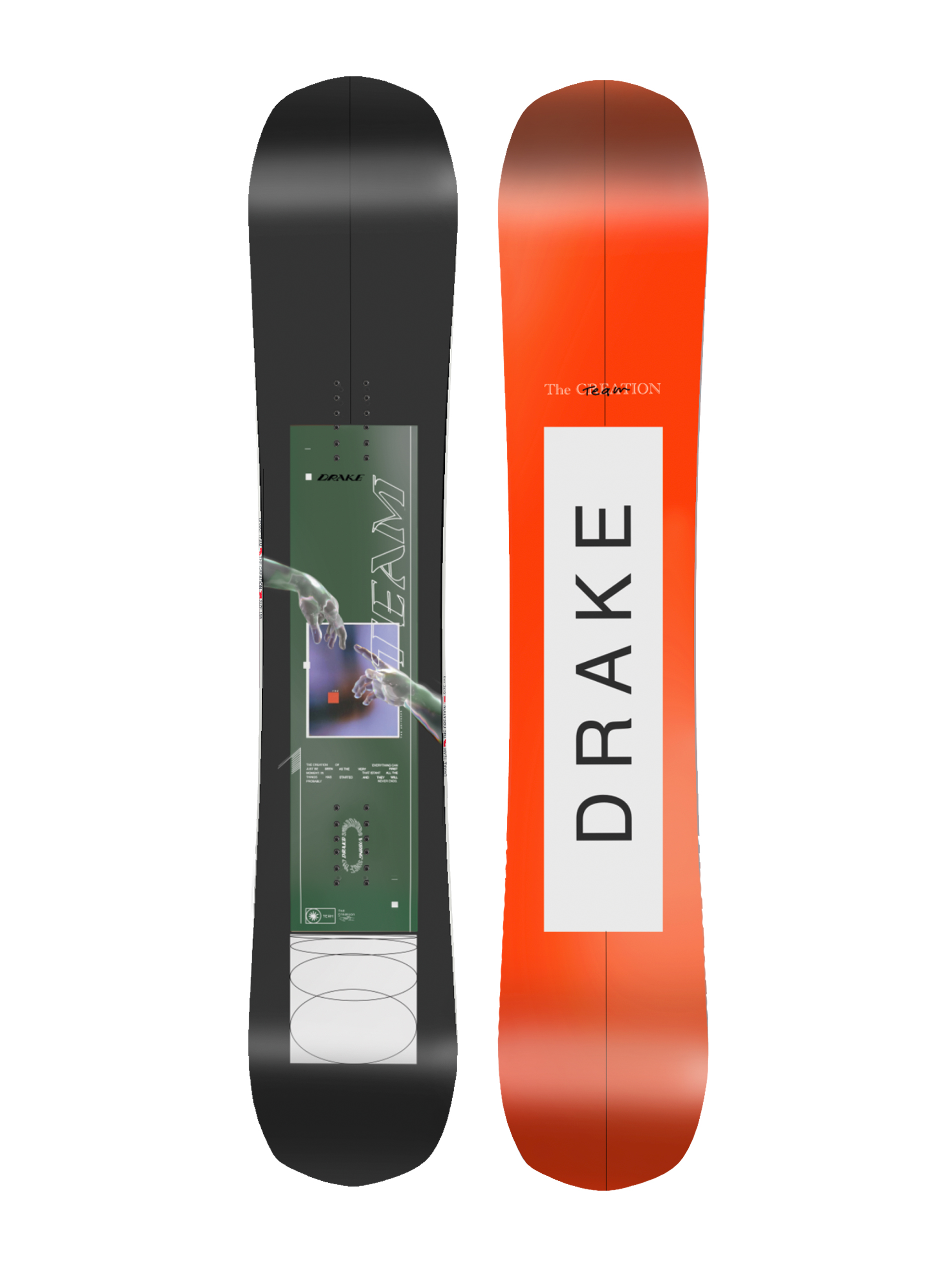 Drake Team Wide Snowboard - multicolor