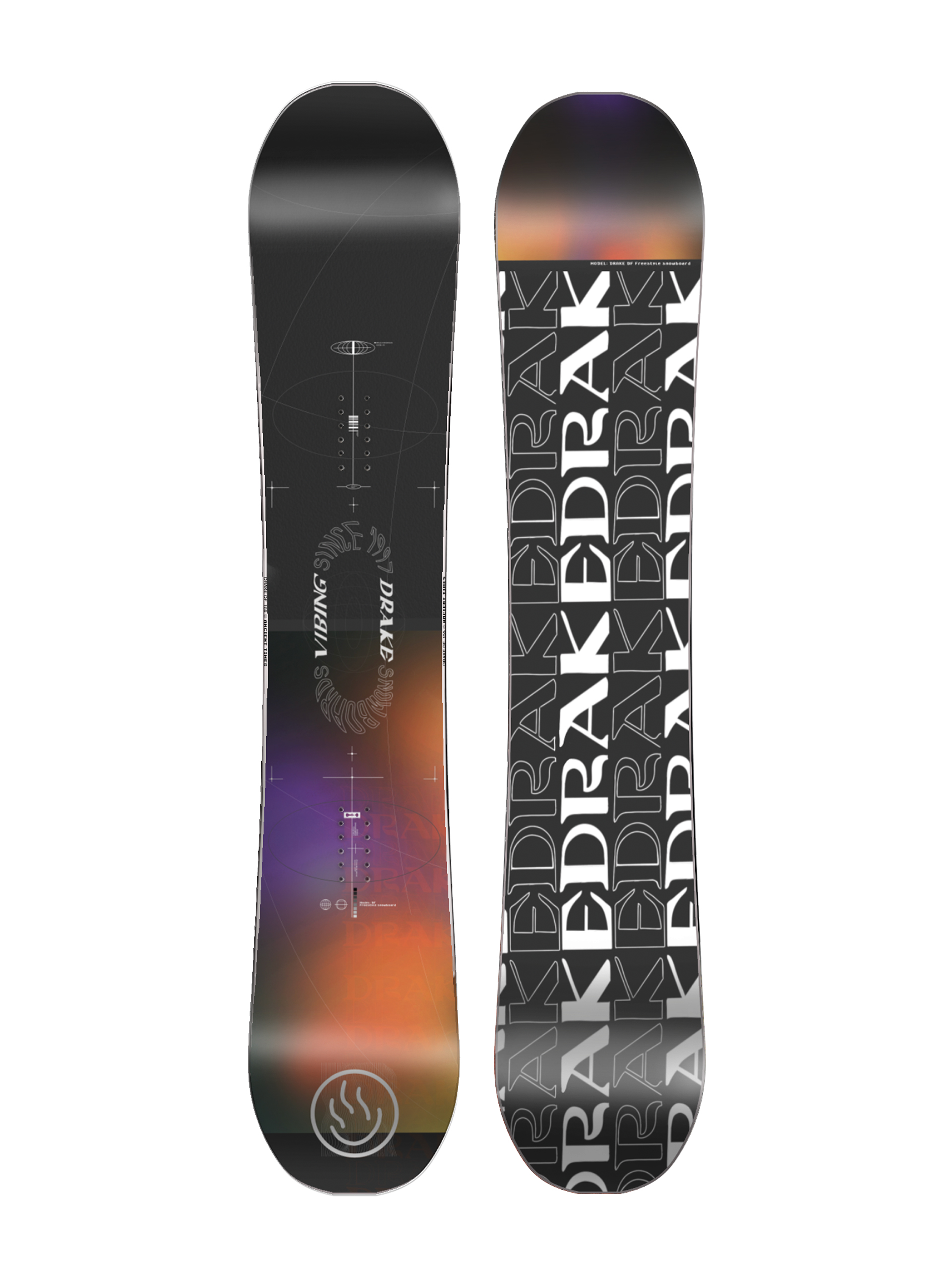 Drake Df Wide Snowboard - multicolor