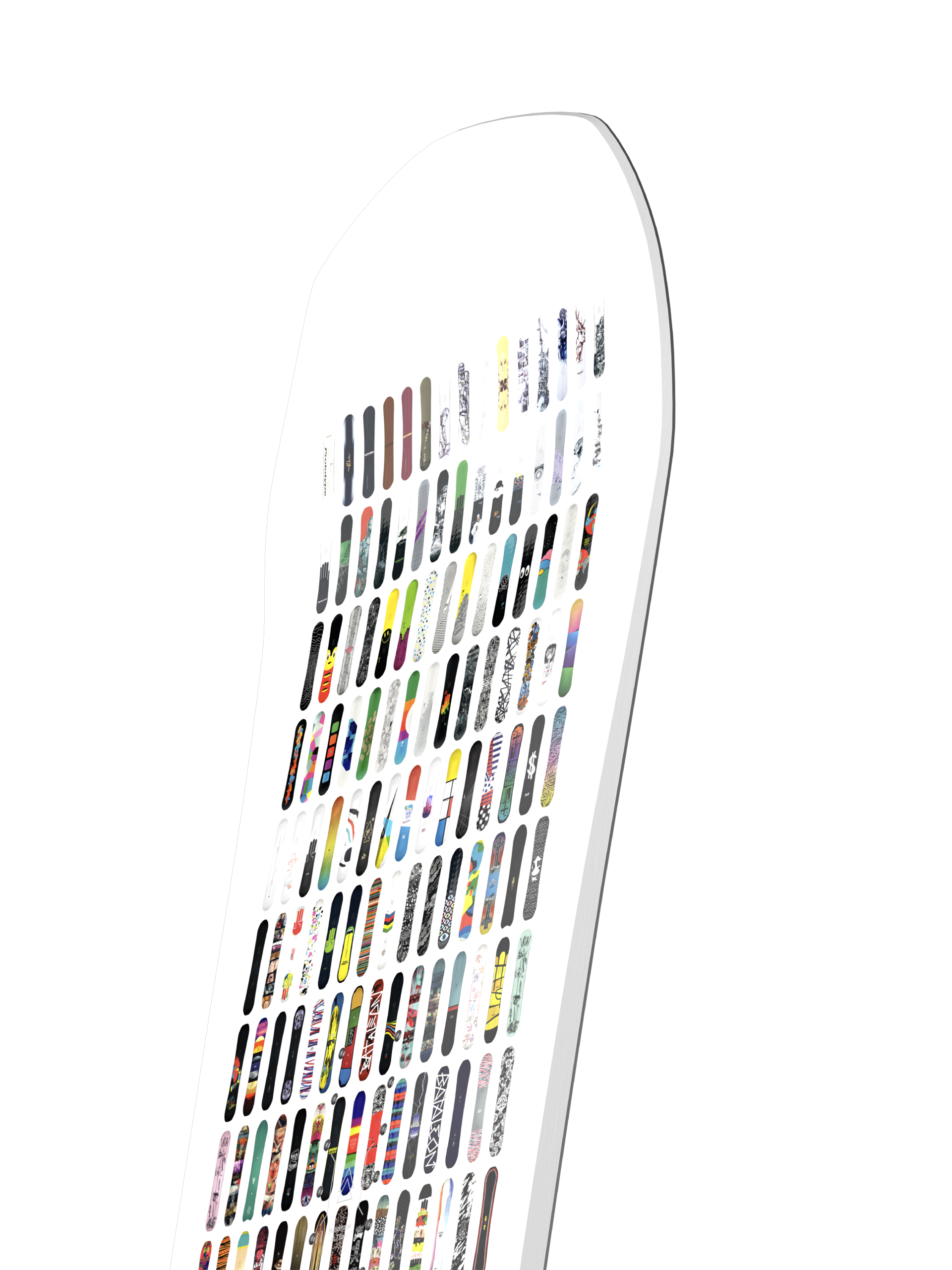 Bataleon Goliath 20Y Snowboard - white, multicolor