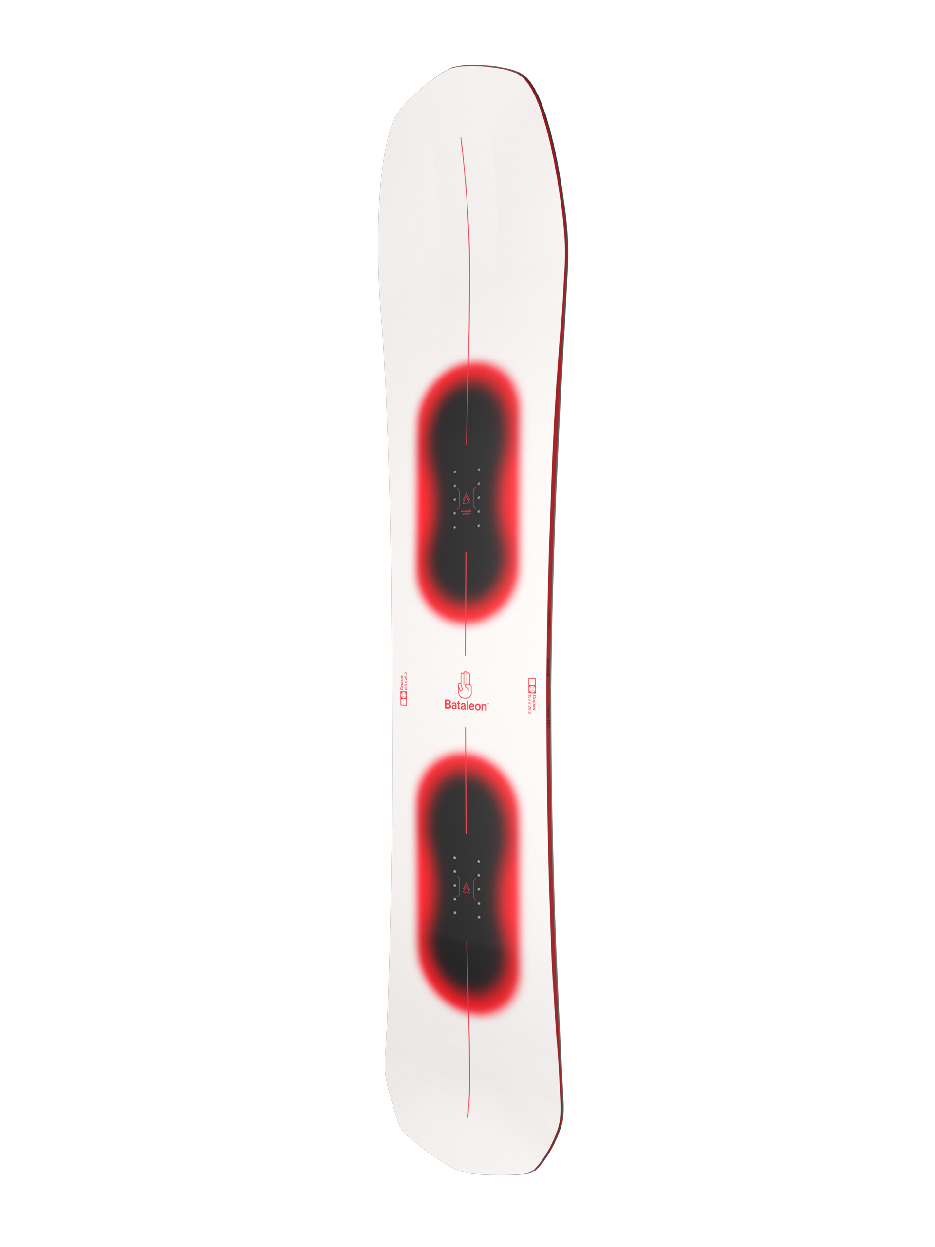 Bataleon Cruiser Snowboard - white, multicolor