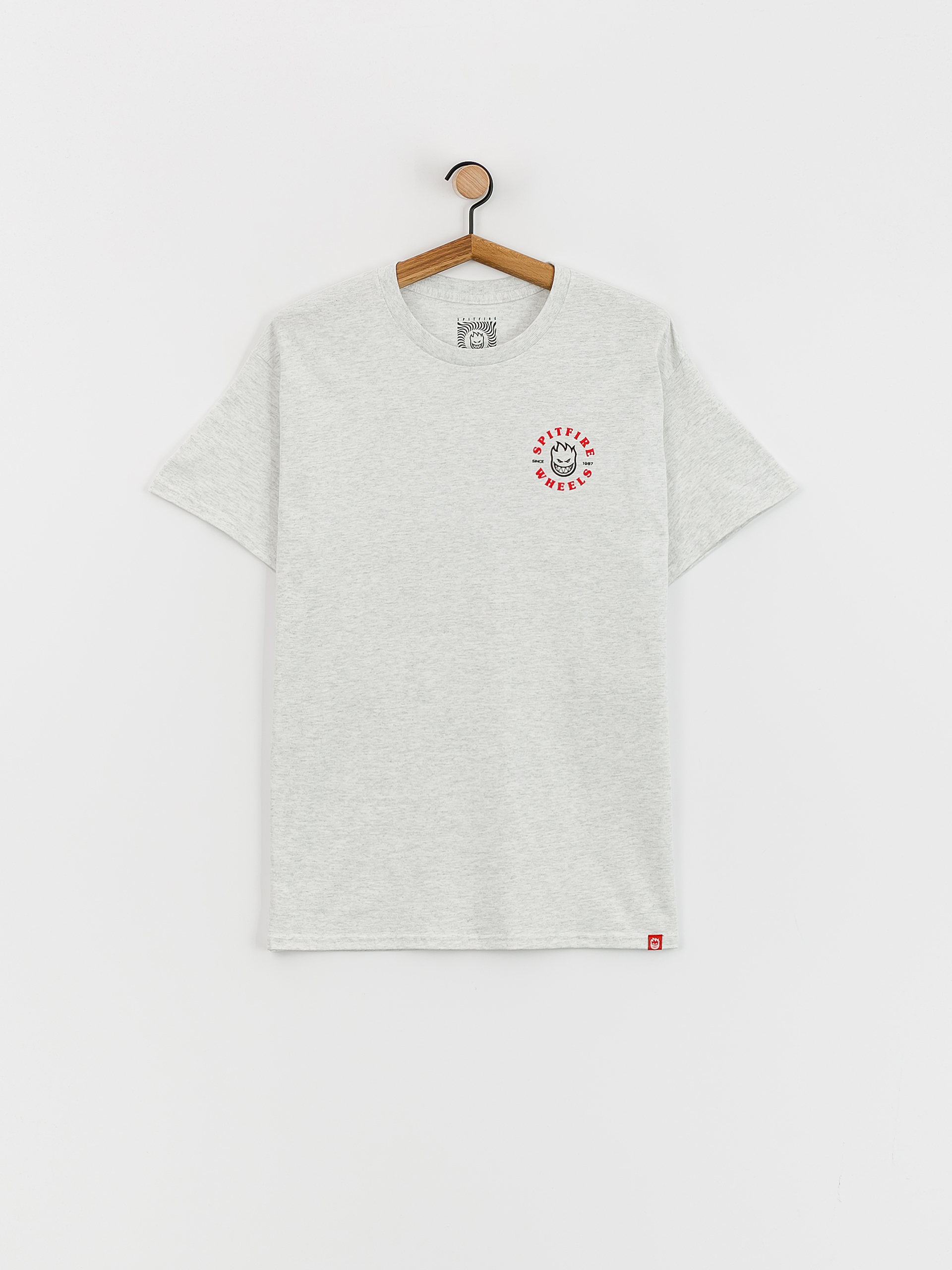 Spitfire Bghd Cls T-shirt (ash/red/black)