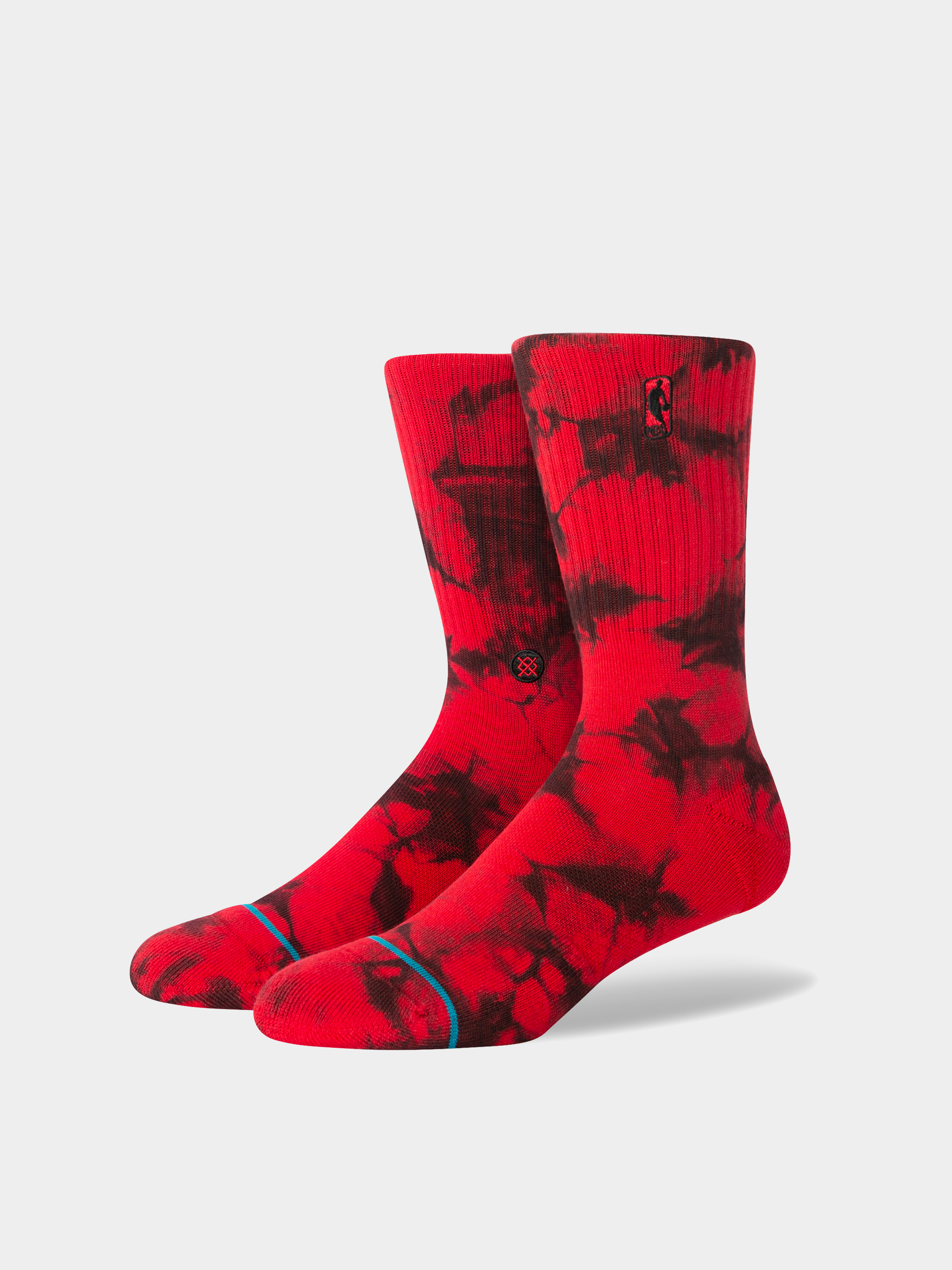 Stance Nba Logoman Dye Socks - red (red)