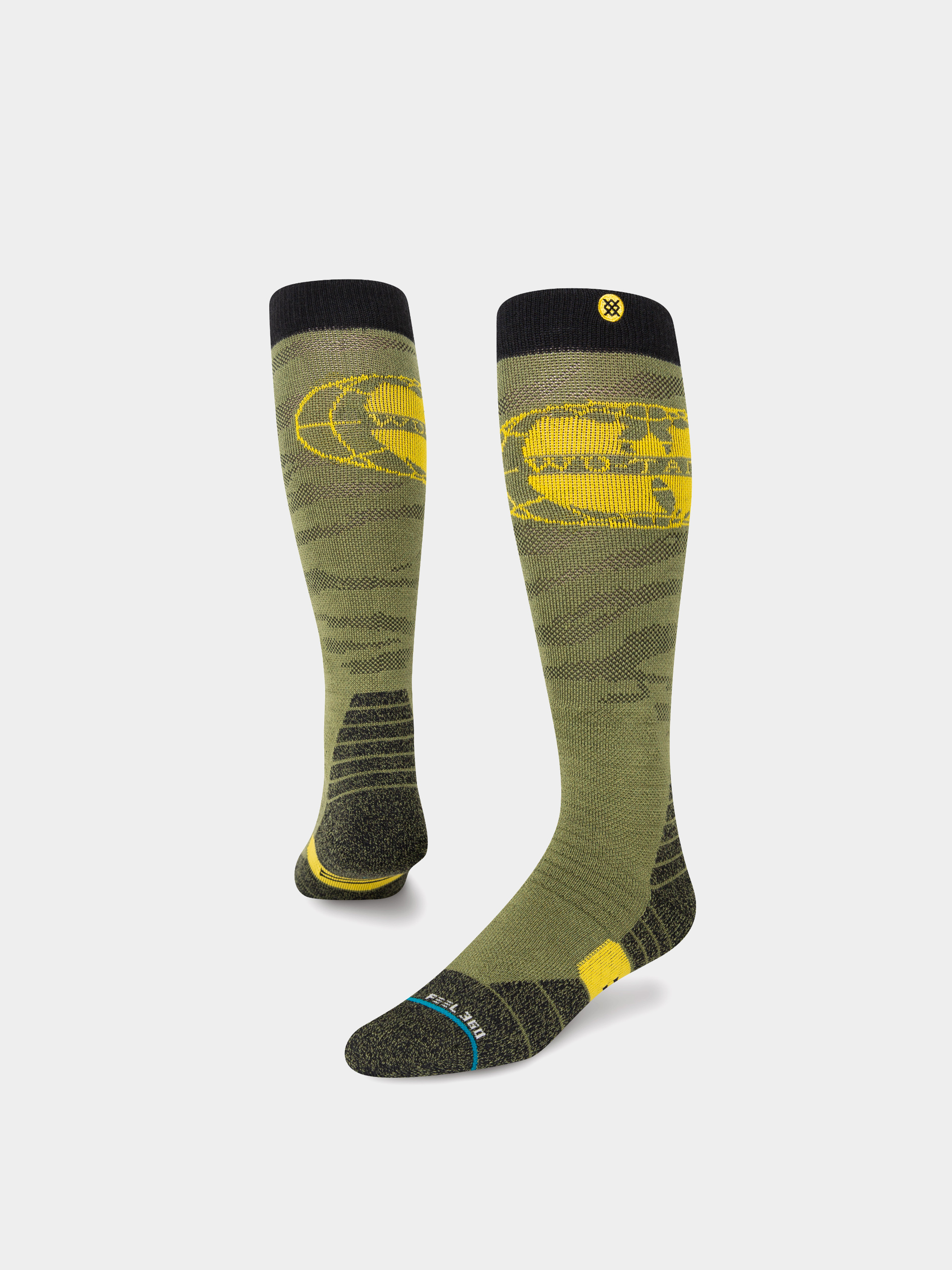 Stance Wu World Socks - green (black)