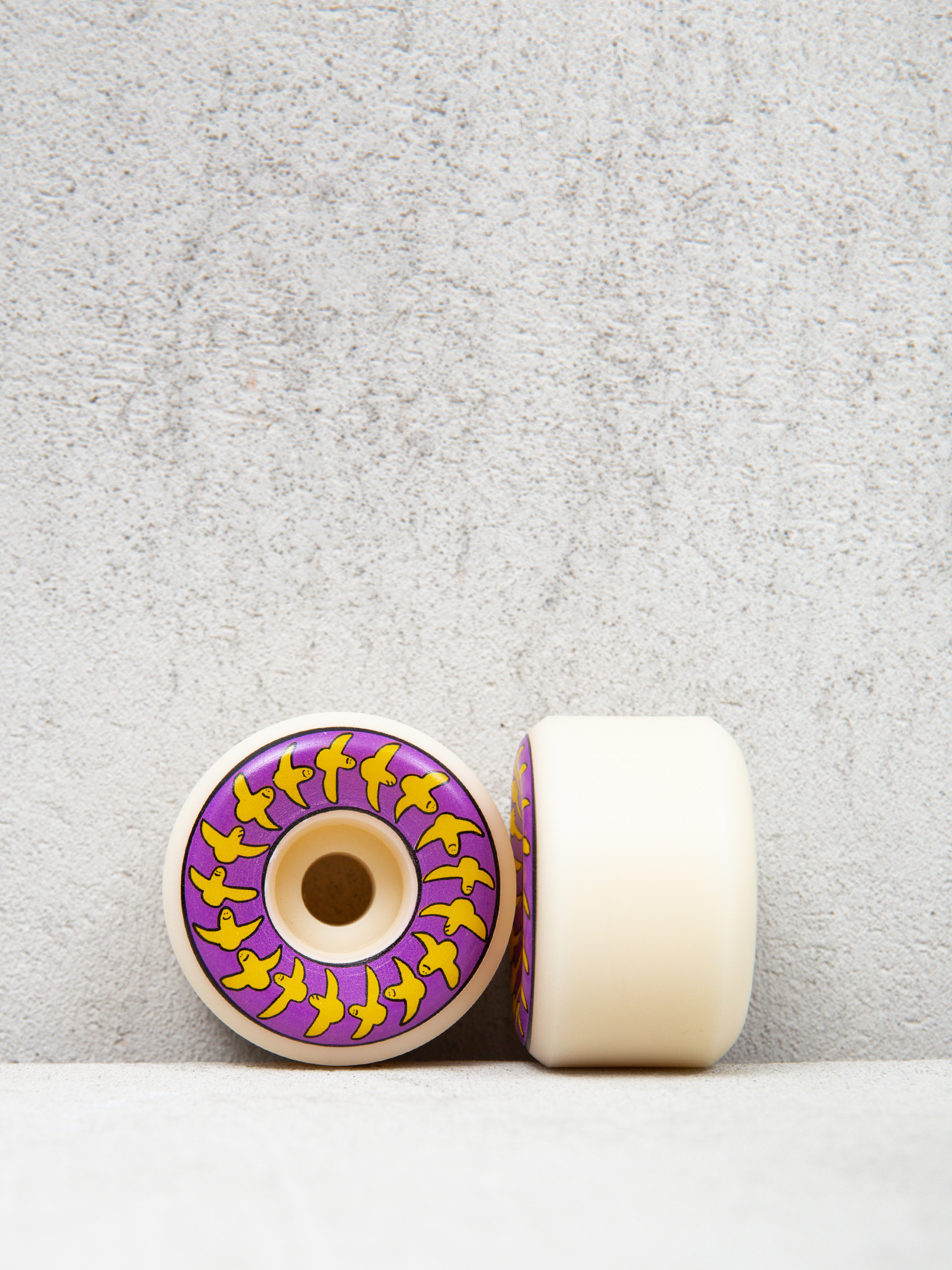 Spitfire F4 99D Conical Full Gonz Birds Wheels (white/purple)