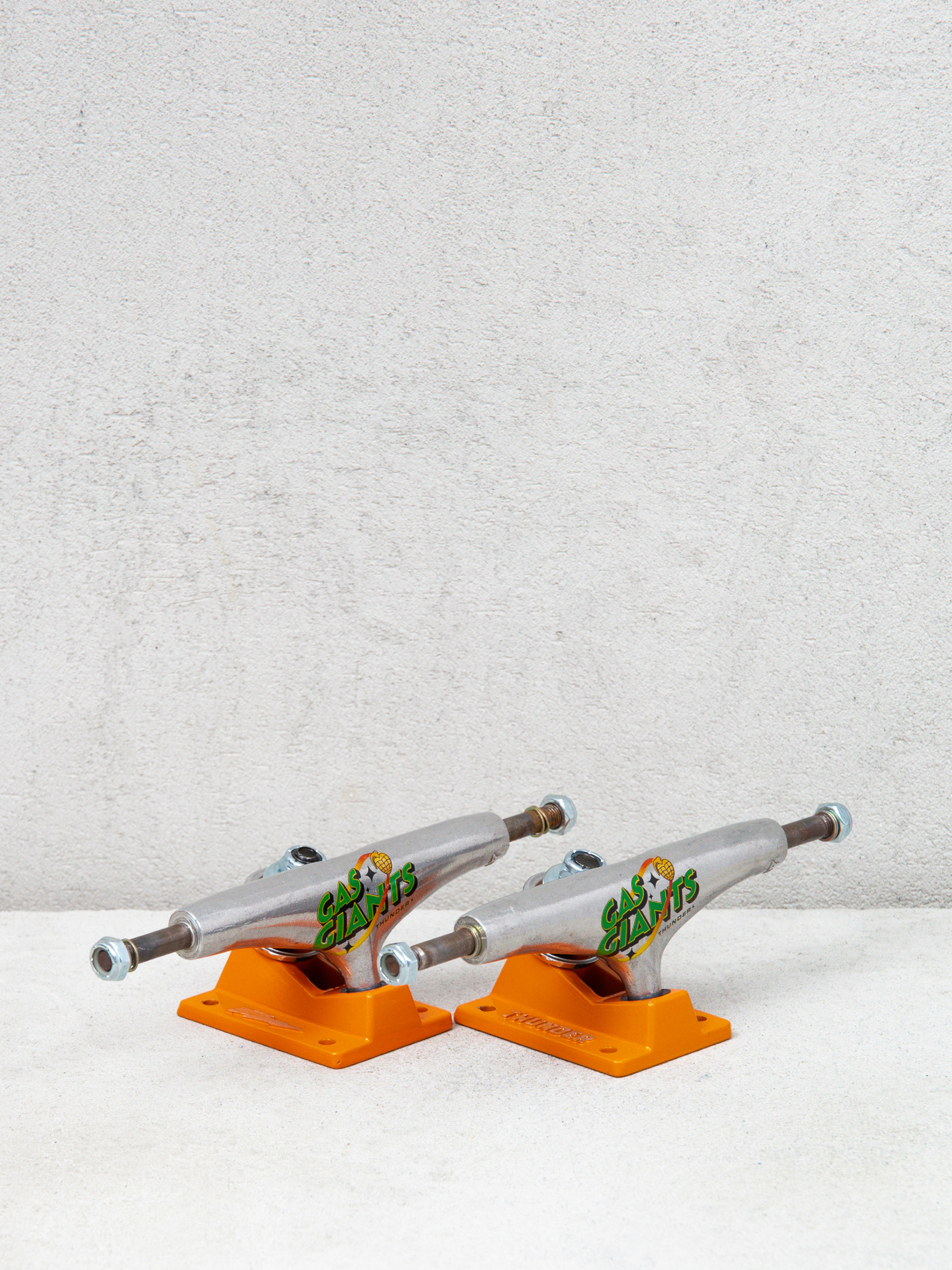 Thunder Gas Giant Trucks - silver (polished/orange)