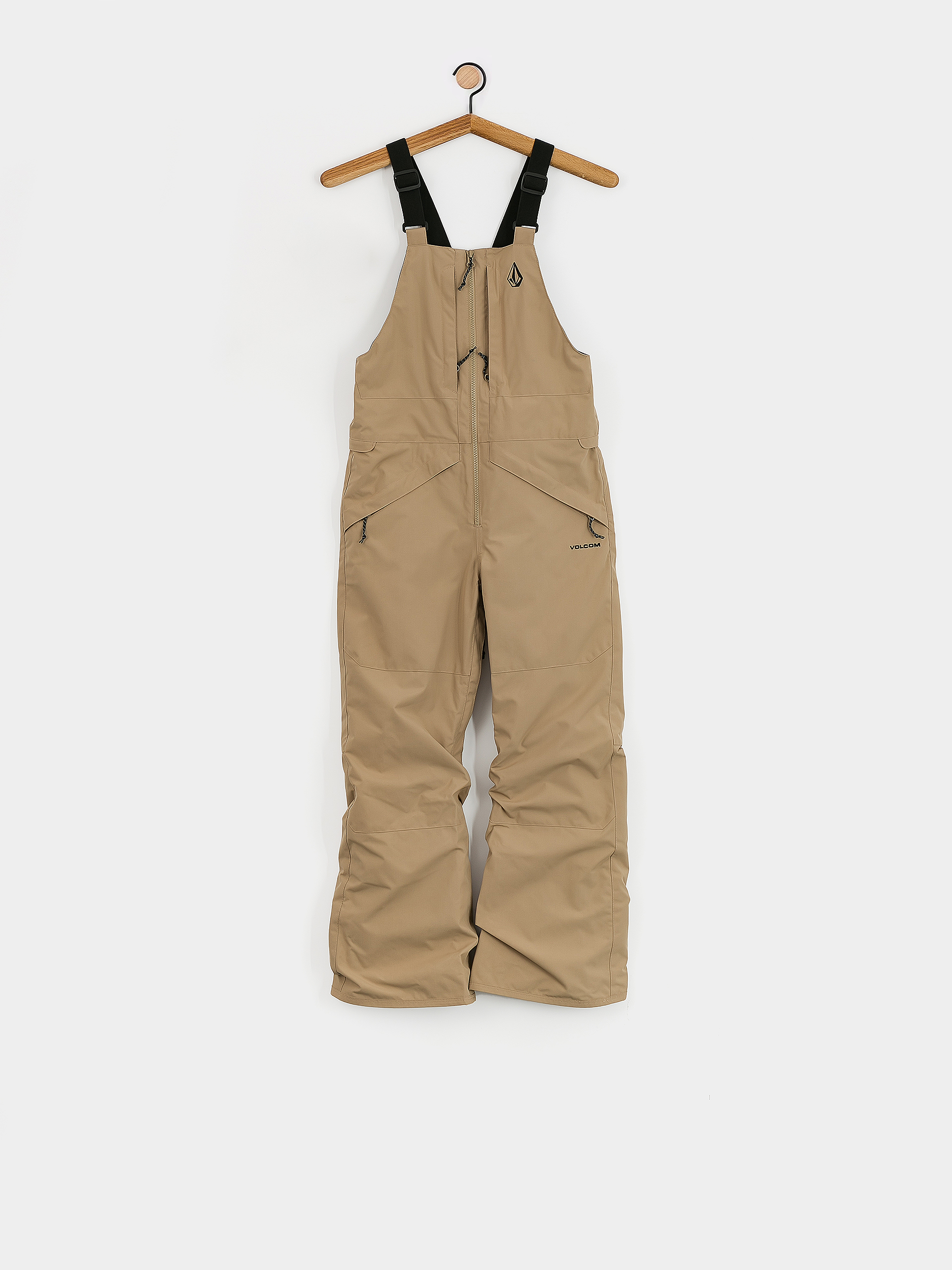 Volcom Barkley Ins Bib Overall JR Snowboard pants - beige (dark khaki)