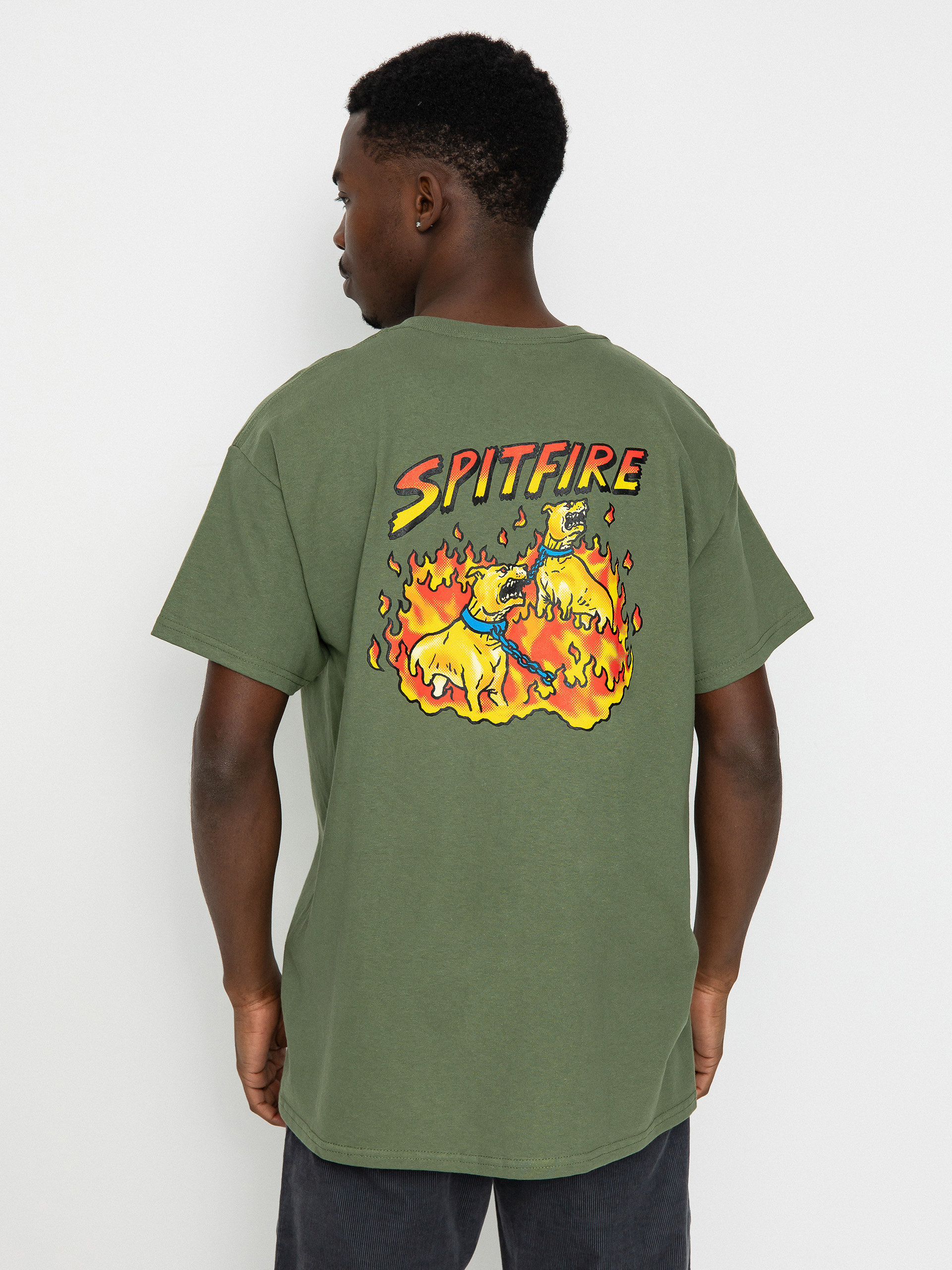 Spitfire Hell Hounds T-shirt - green (military green)