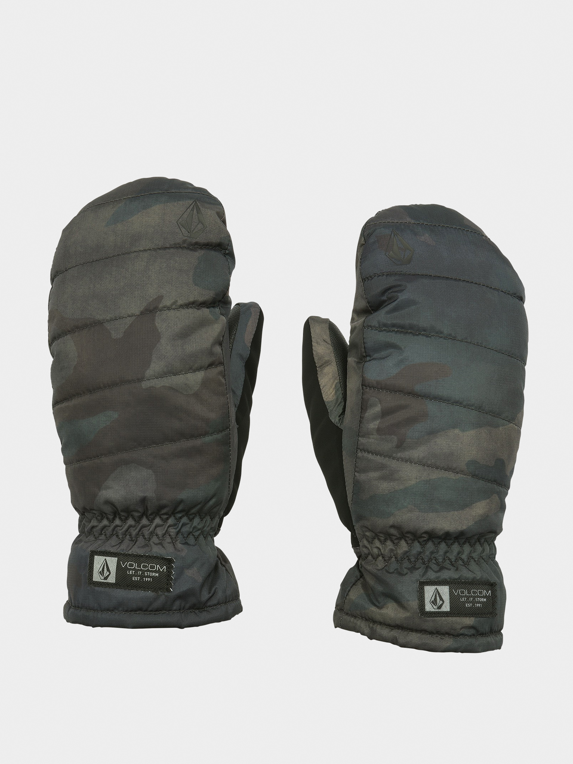 Volcom Puff Puff Mitt Gloves Wmn - camo (cloudwash camo)