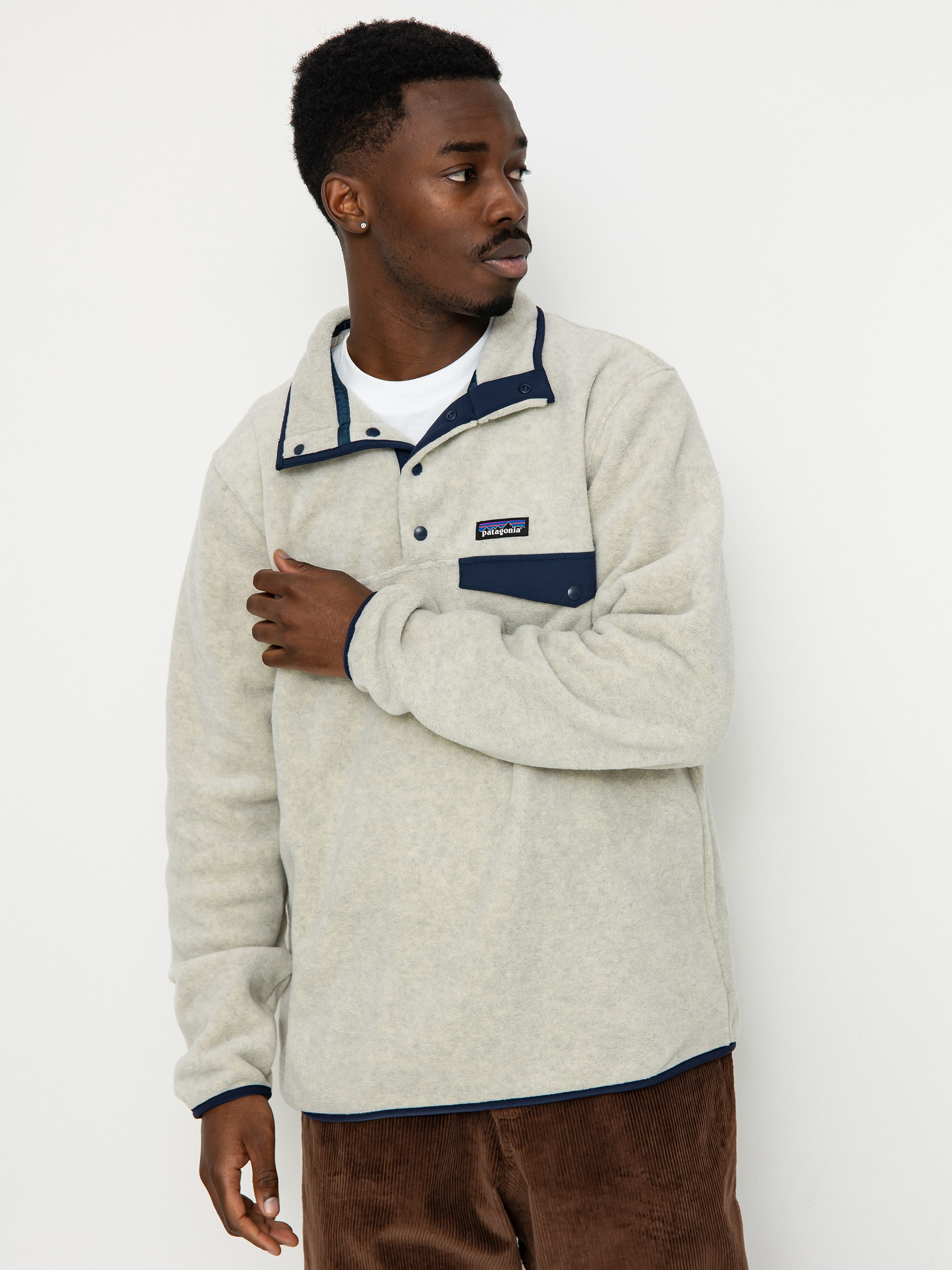 Patagonia Lightweight Synchilla Snap T Fleece - beige (oatmeal heather)