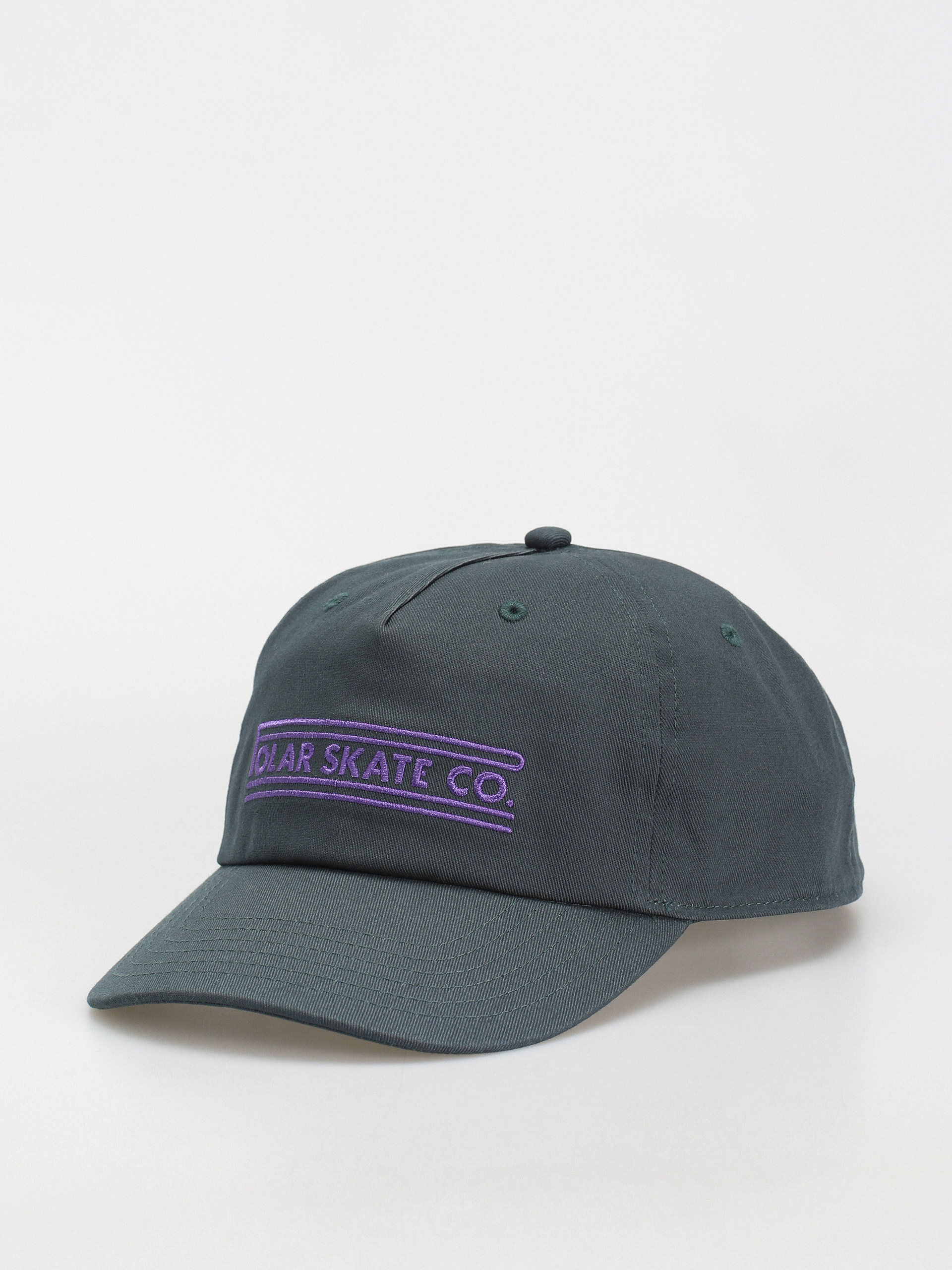 Polar Skate Jake Stretch Logo Cap - green (dark teal)