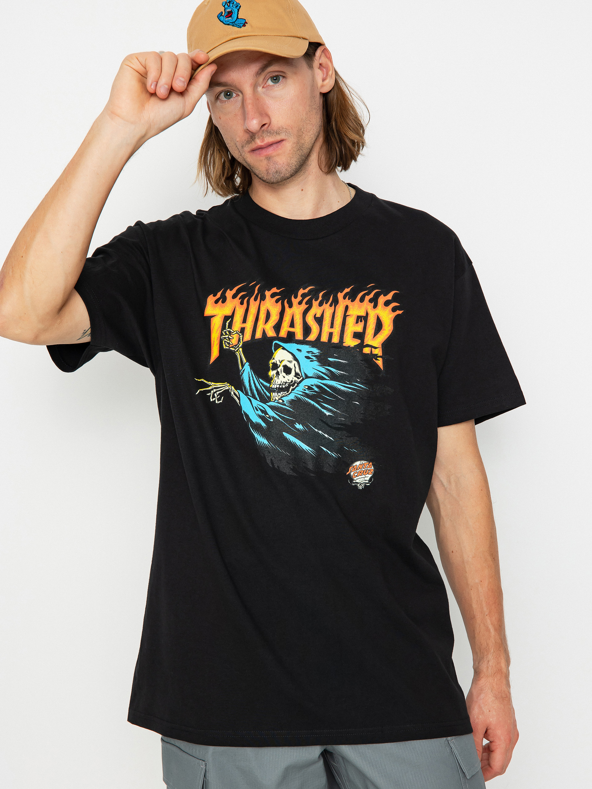 Santa Cruz X Thrasher O'Brien Reaper T-shirt - black (black)