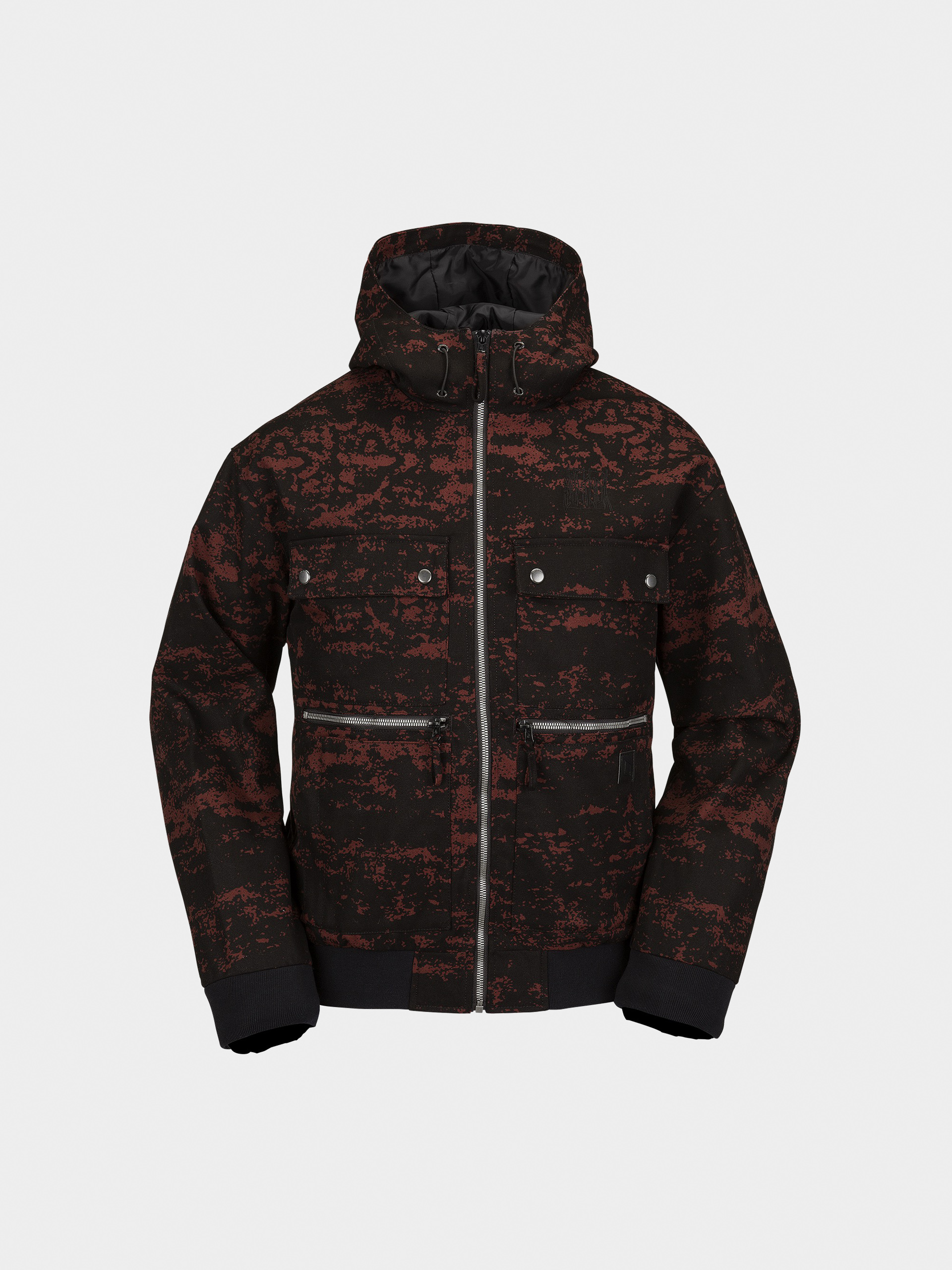 Volcom Dustbox Jacket - burgundy (maroon camo)