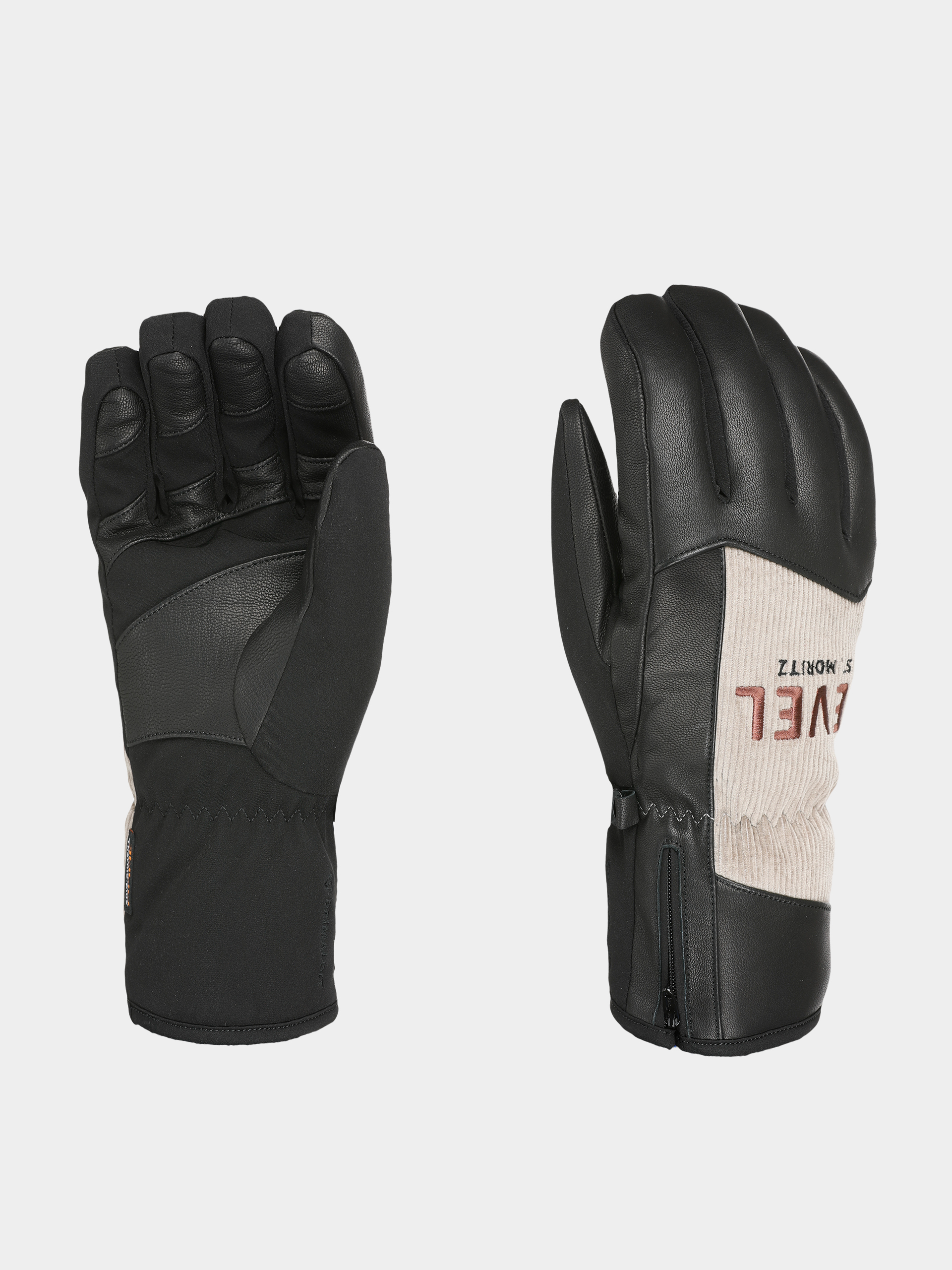 Level Peak Gloves - black (wood)